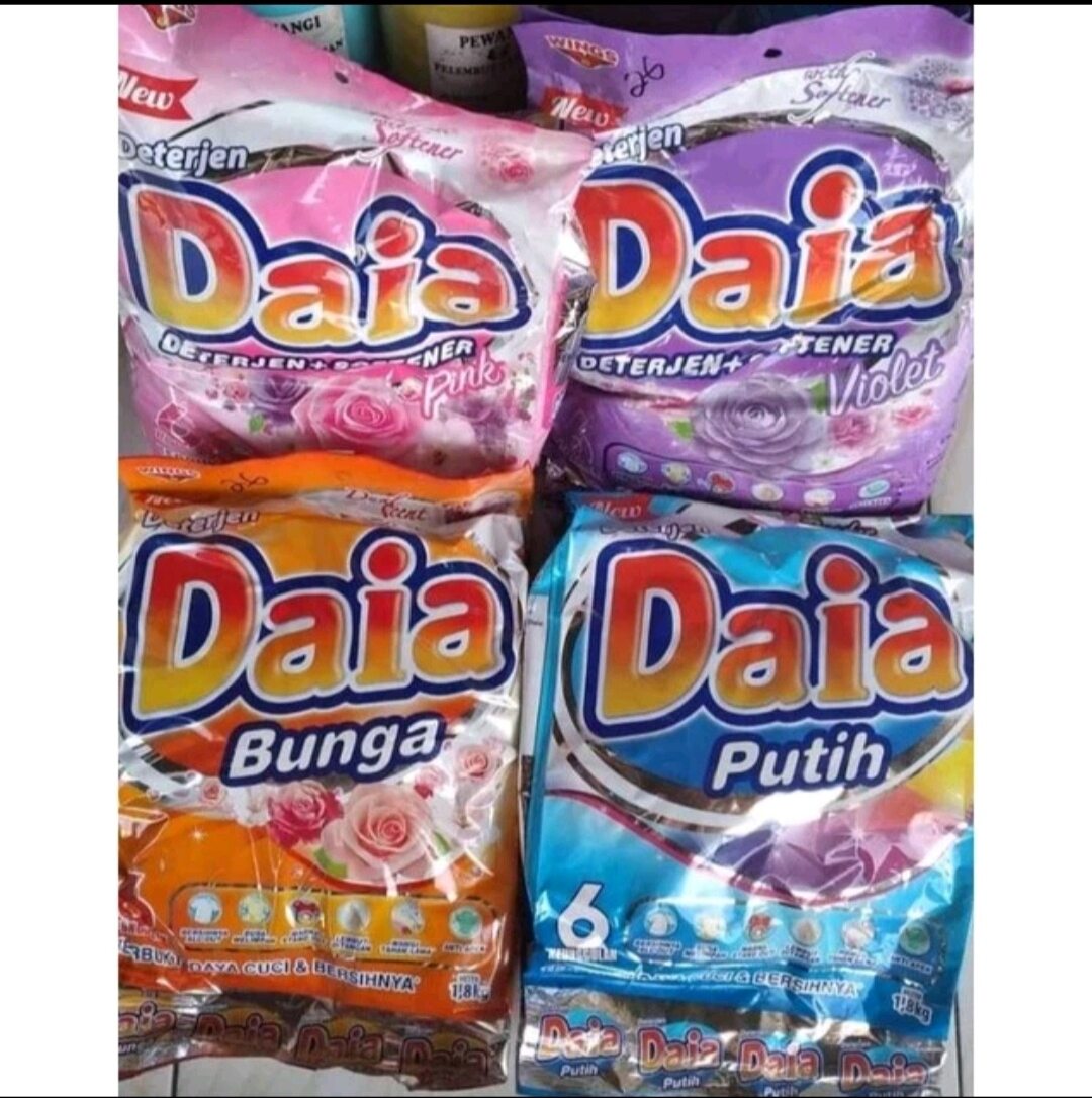DAIA deterjen bubuk kemasan 800gr / 1,6kg | Lazada Indonesia