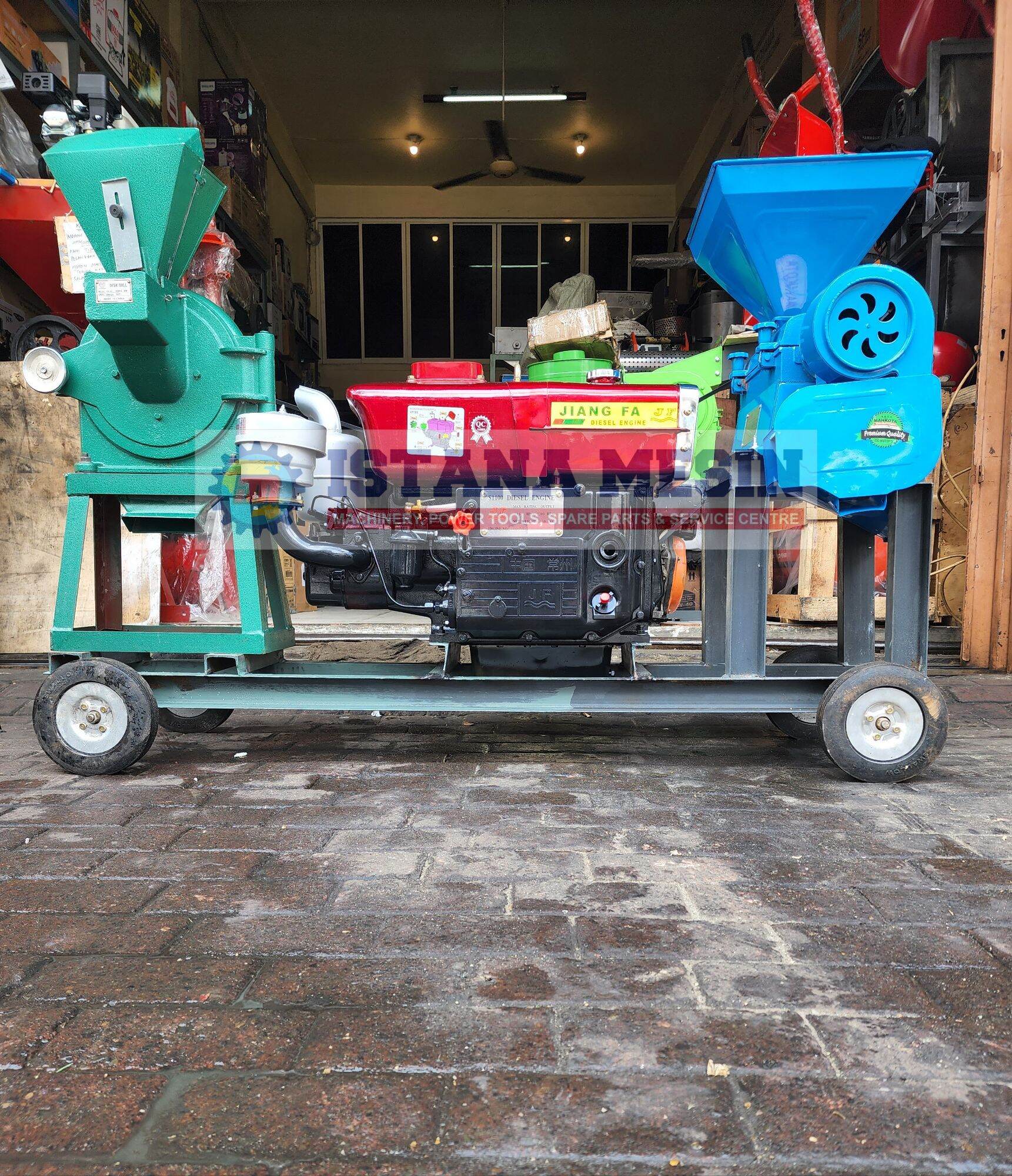 MESIN GILINGAN PADI JAGUNG KOPI PENEPUNG FFC 23 KD 350 MESIN DIESEL ...