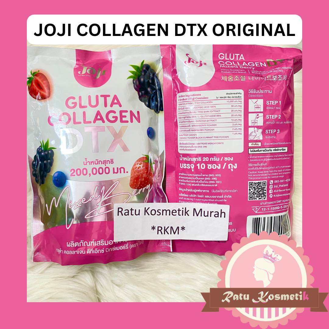 JOJI GLUTA COLLAGEN DTX 200.000Mg - DETOX MIXED BERRY - DIETARY SUPPLEMENT - JOJI SECRET YOUNG ...