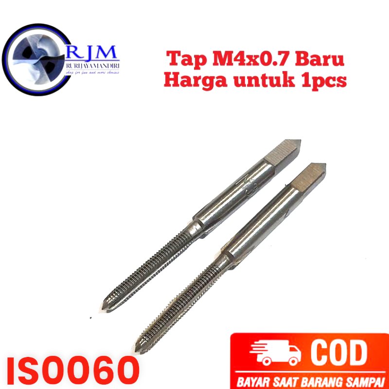 Tap hand tap m4x0.7 tap baut tutup minyak rem bukan yamawa nachi ...