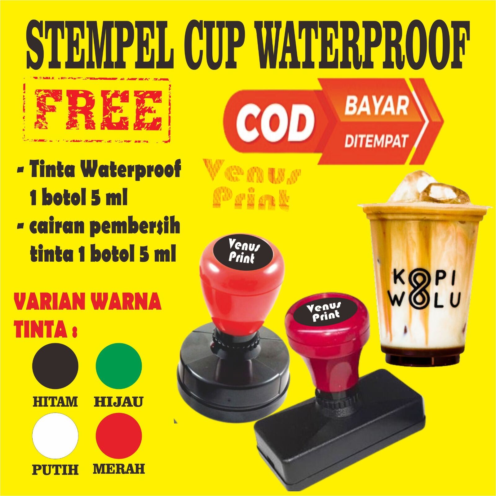 stempel plastik waterprof | Lazada Indonesia