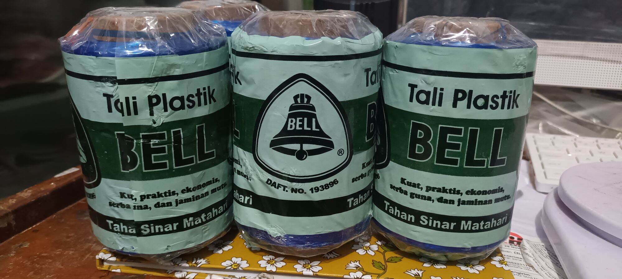 Tali plastik Tali BELL 0.3 kg Tahan sinar matahari untuk penguat ...