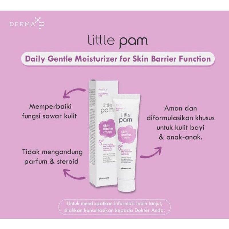 Little Pam skin barrier cream 30 gr - krim melindungi kulit bayi ...