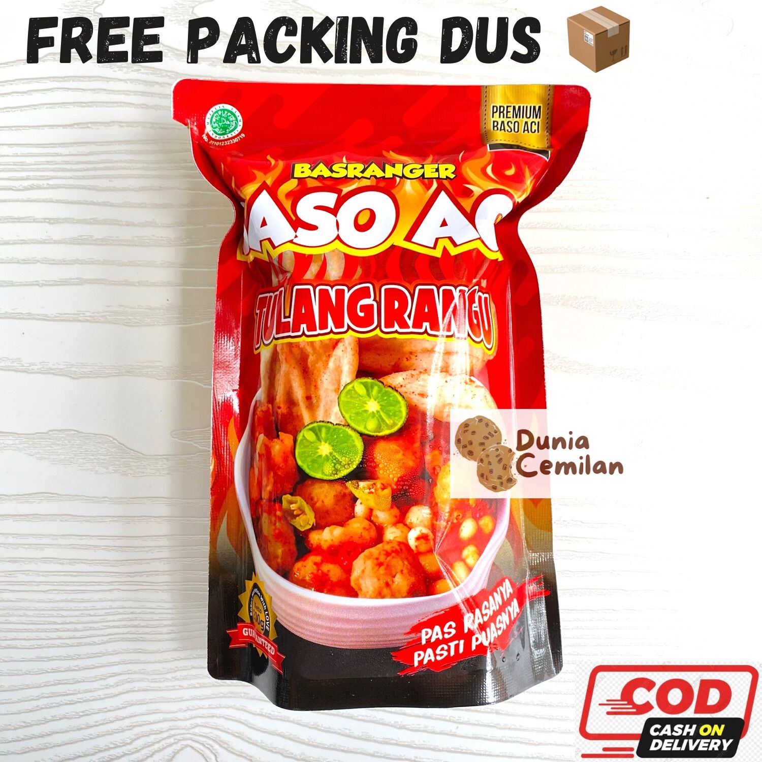 [TERMURAH] Baso Aci Basranger 200gr Extra Pedas & Tulang Rangu | Lazada Indonesia