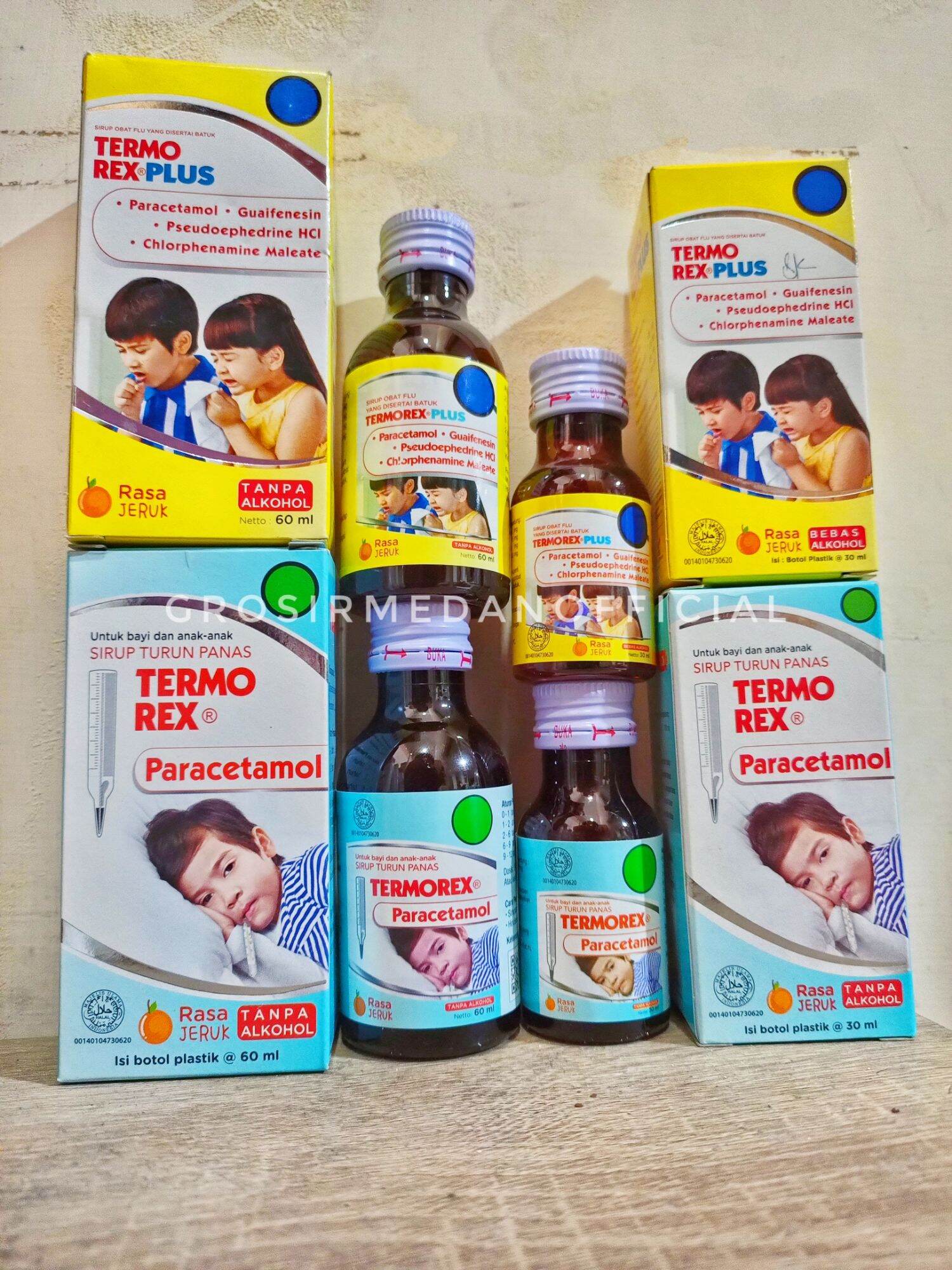 TERMOREX SIRUP DAN TERMOREX PLUS SYRUP - OBAT BATUK PILEK DEMAM FLU ...