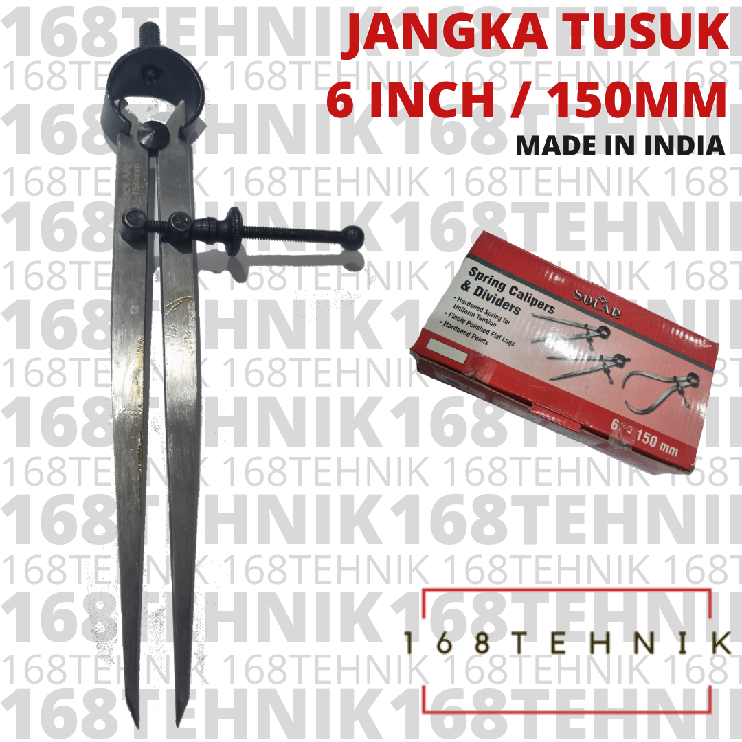Jangka Tusuk / Jangka Tusuk 6 inch 150mm / Divider Caliper 6" / Spring ...
