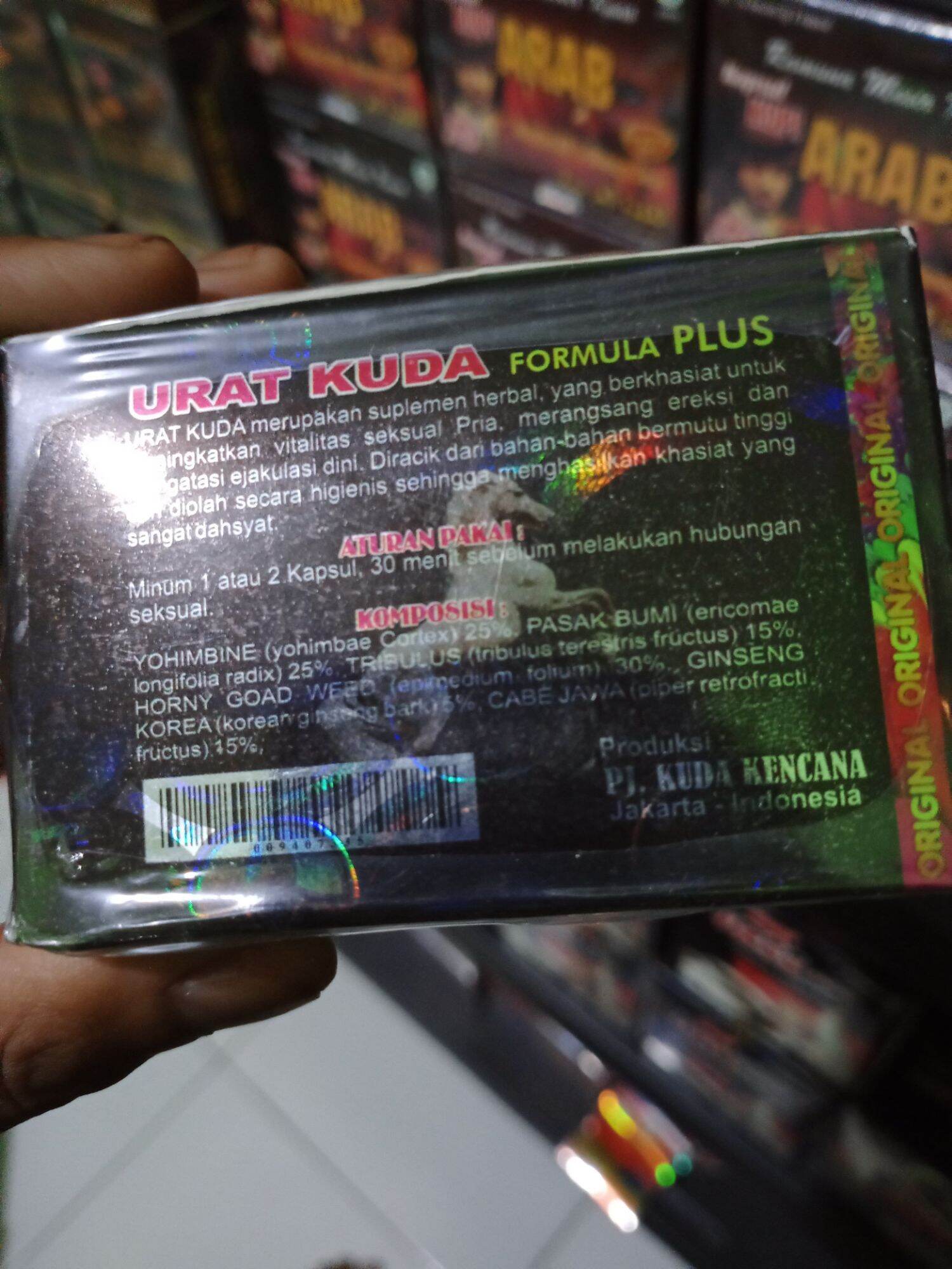 Suplemen Kapsul Herbal Penambah Stamina Pria – Urat Kuda Original (Isi ...