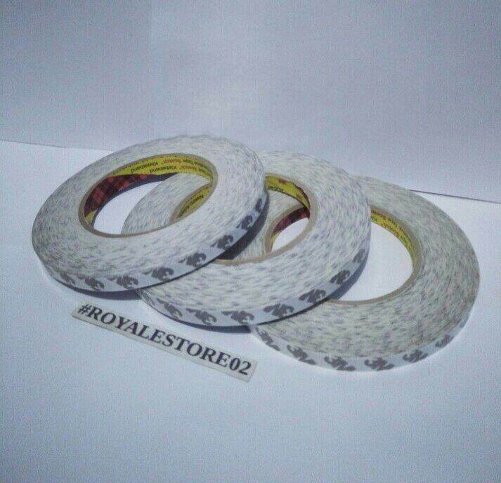 3m double tape 9075i original / double tape kertas tipis panjang ...