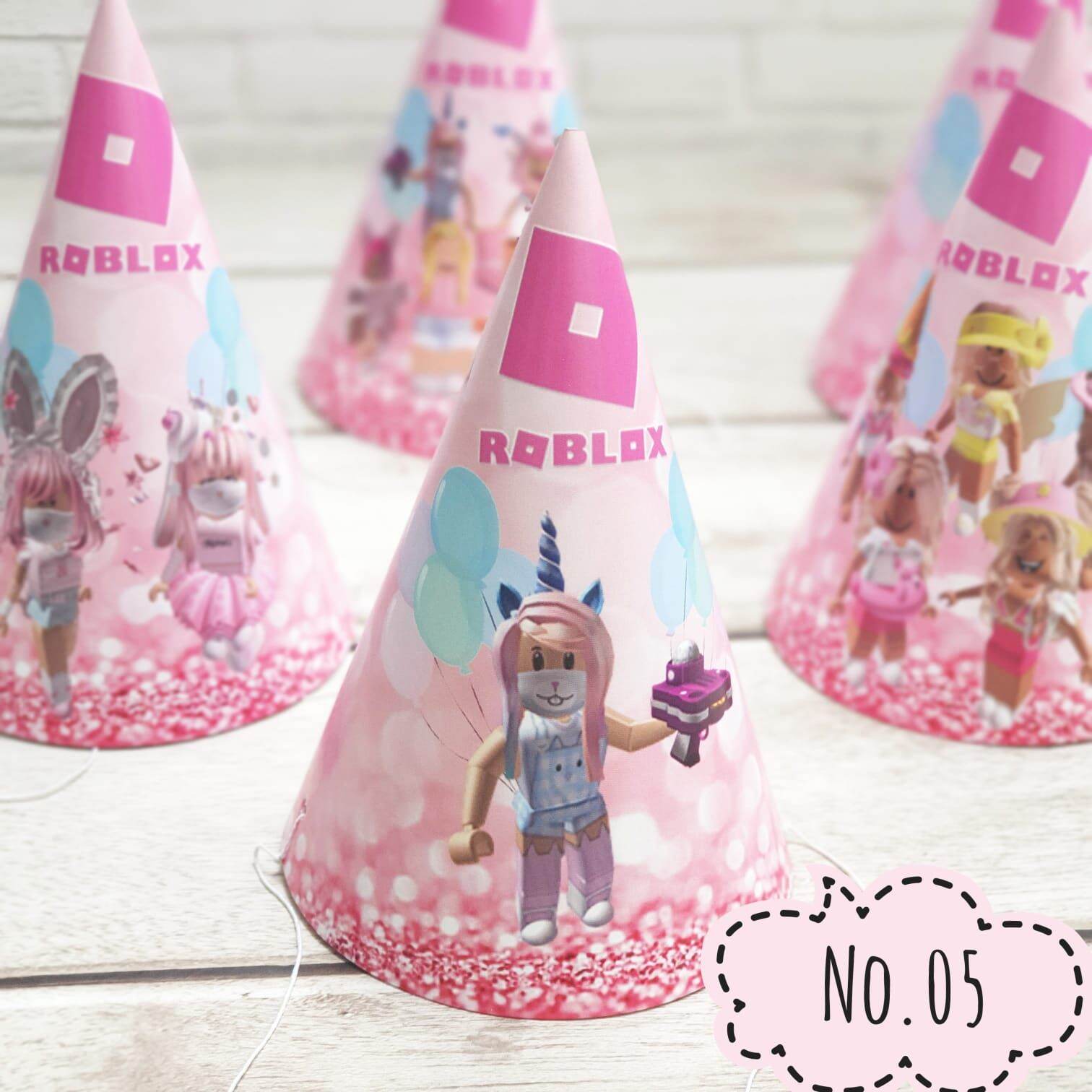 Roblox Girl Party Hat Topi Pesta Birthday | Lazada Indonesia