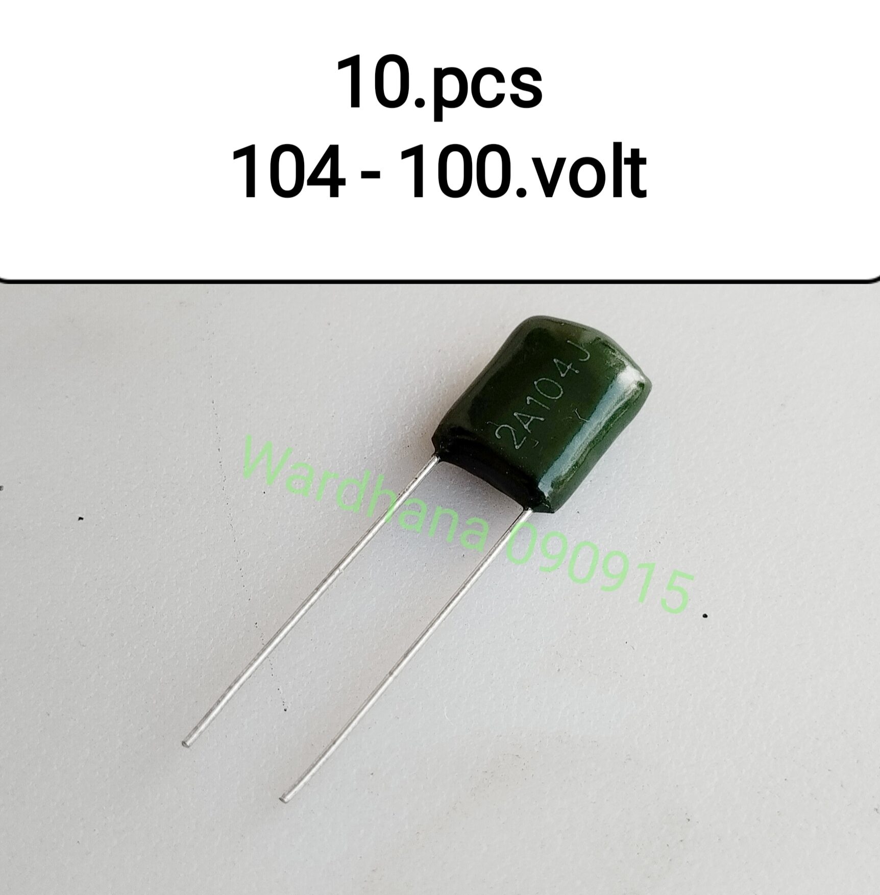 (10.pcs) Kapasitor Milar 104 100 volt Kapasitor Milar 100nf | Lazada Indonesia