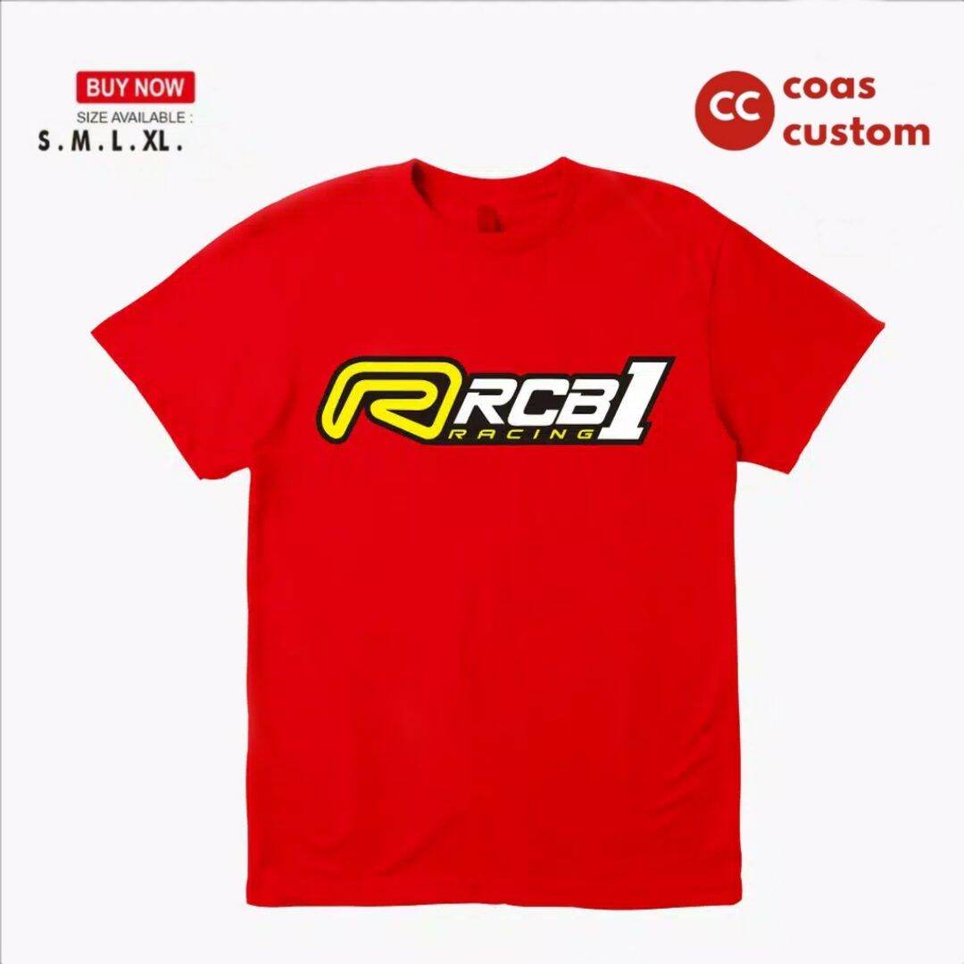 Kaos Baju RCB1 RCB 1 RACING LOGO Kaos Otomotif | Lazada Indonesia