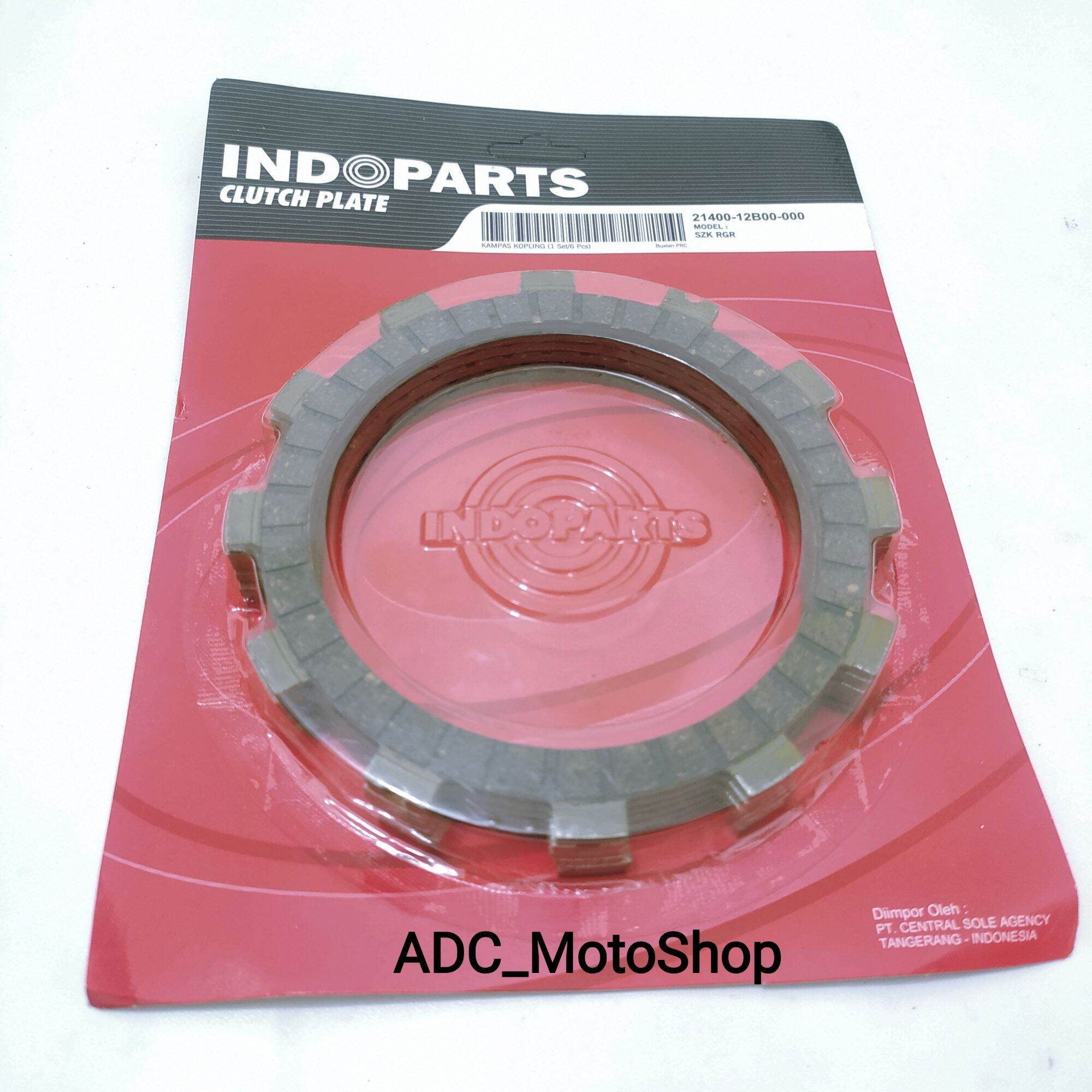 Kampas Kopling Indopart RGR Pnp Satria Fu GSX 150 R Thunder 125 1 Set Isi ( 6 Keping ) | Lazada ...