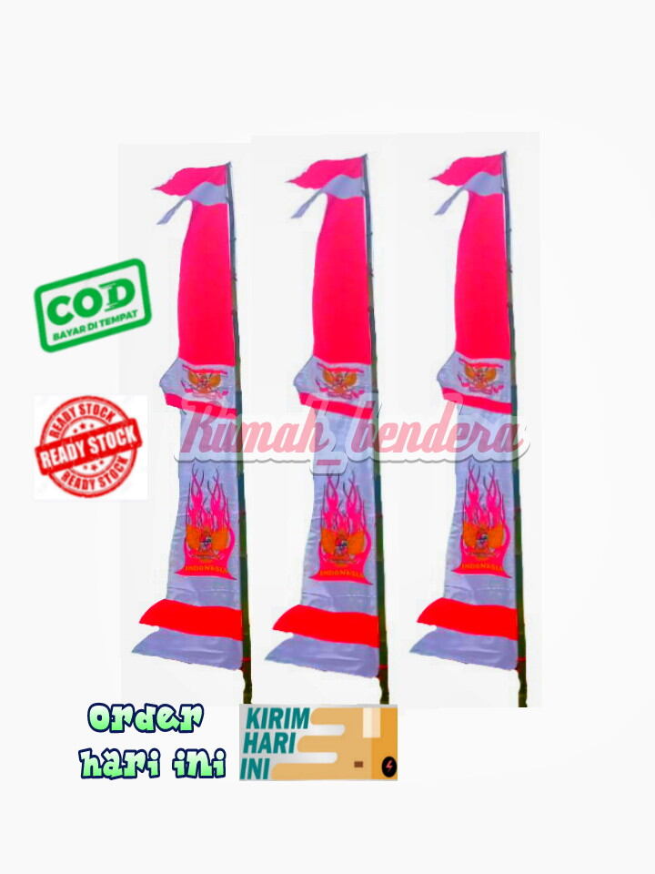 Bendera Bandir sablon garuda | Lazada Indonesia