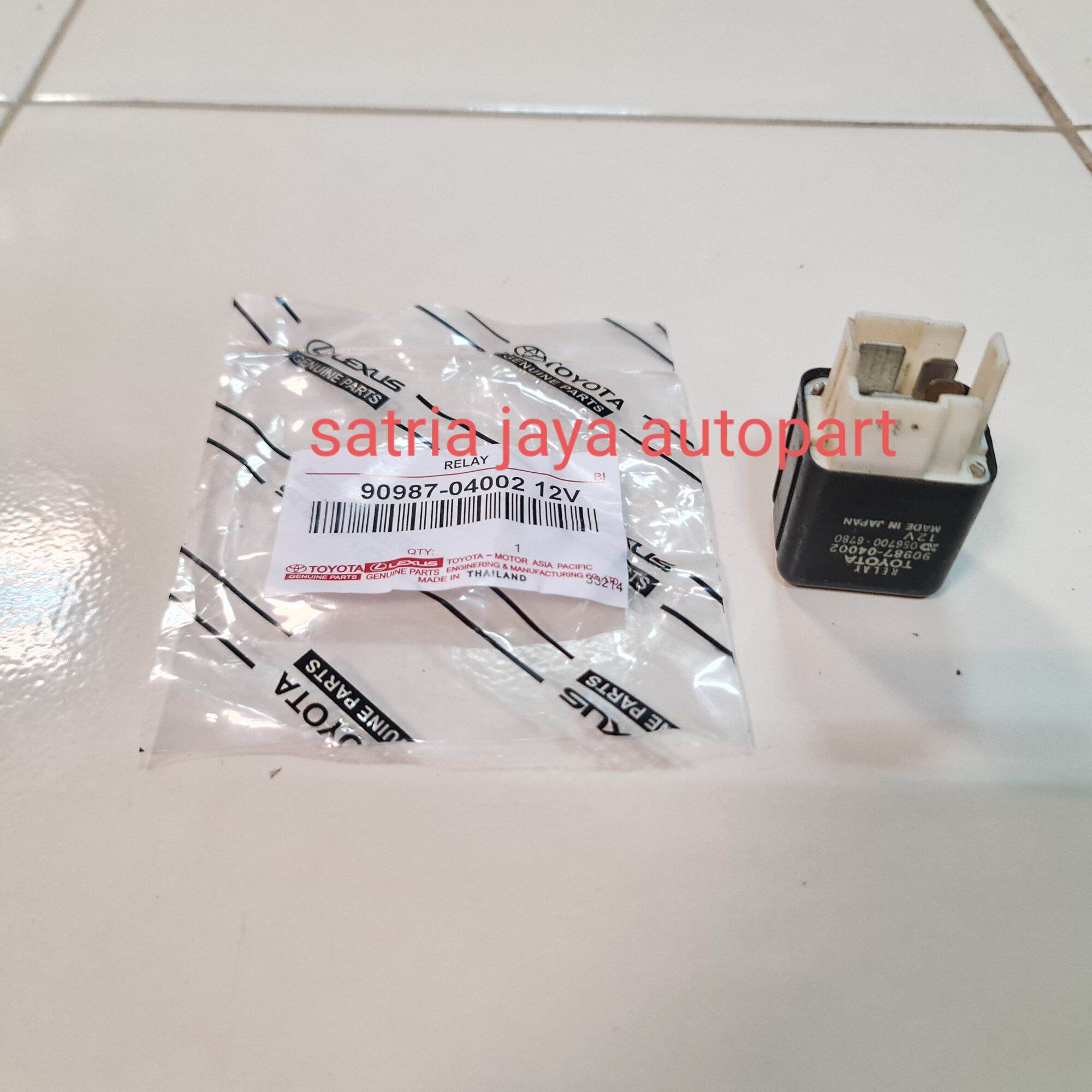 RELAY ENGINE RELAY MESIN EFI FUSE BOX HITAM KAKI 5 12V VOLT 90987-04002 ...