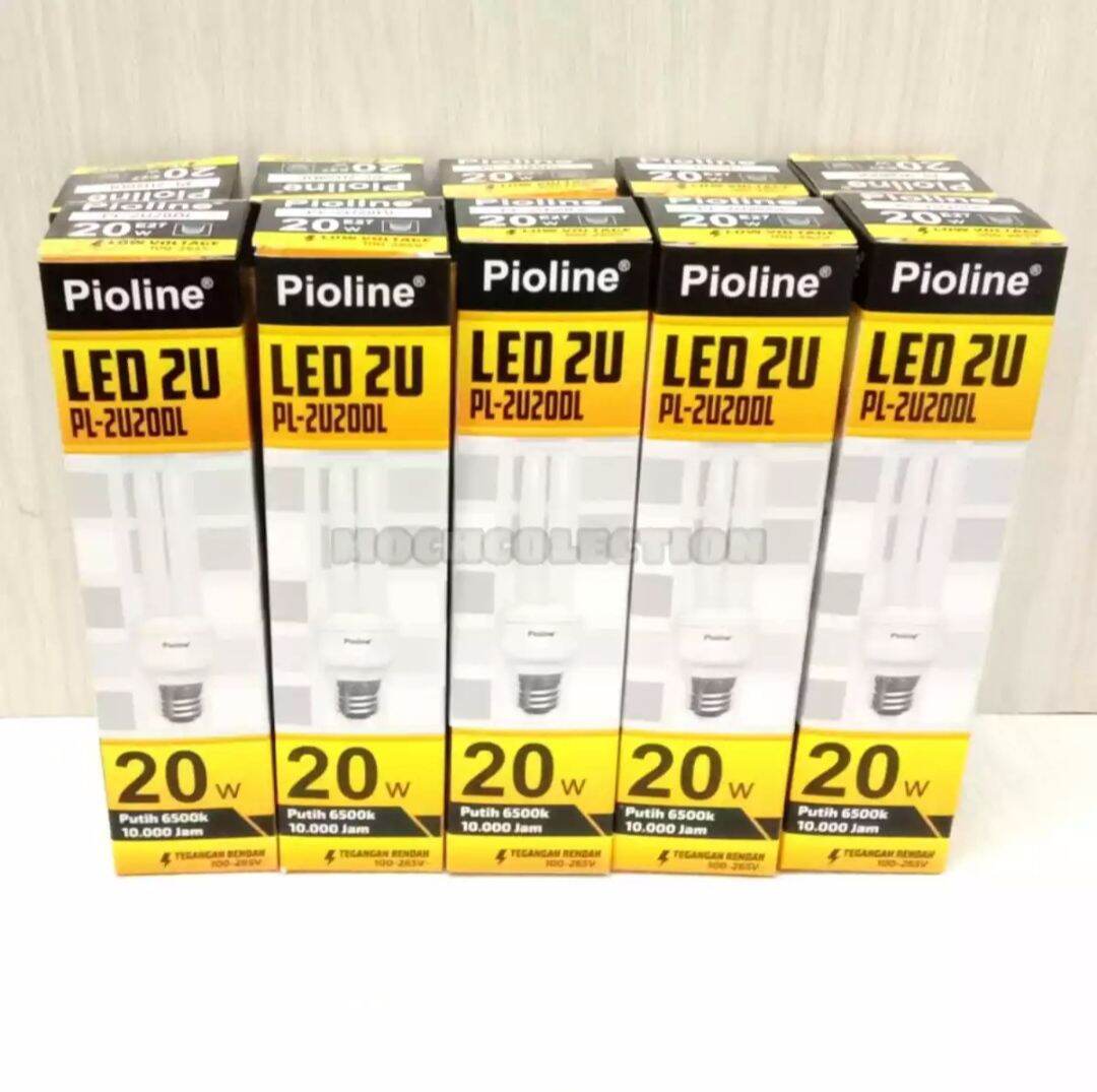 Lampu PLC Alpha Pioline PLC U20 Watt isi 10 Pcs/ Lampu LED PLC Murah ...