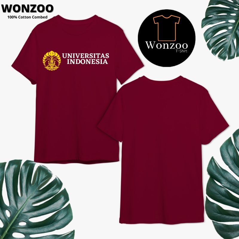 kaos UNIVERSITAS INDONESIA kaos UI (bayar ditempat) | Lazada Indonesia