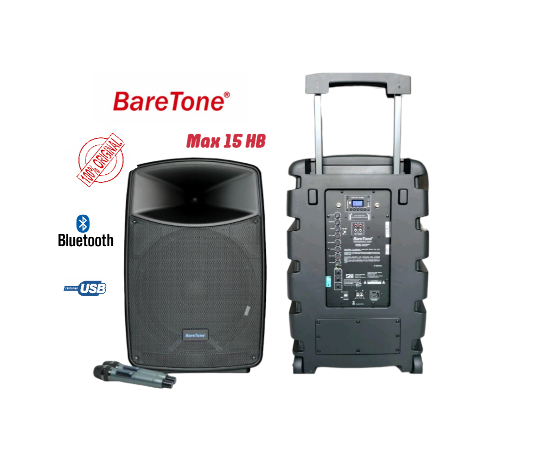 Portable wireless 15 inch Baretone MAX15HB | Lazada Indonesia