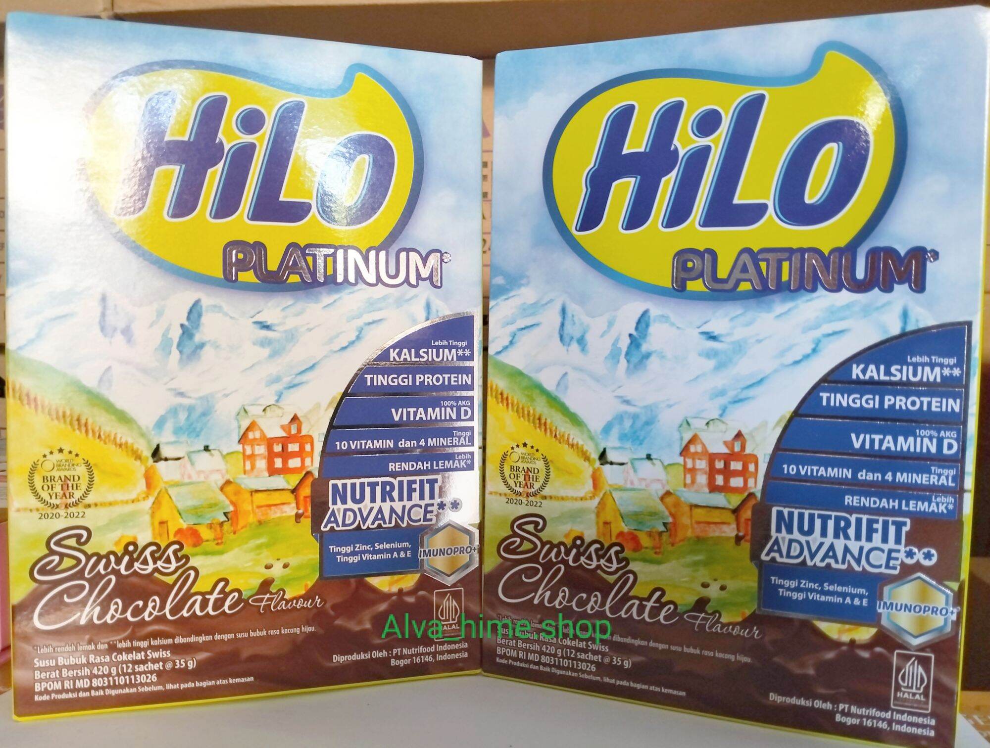 HILO PLATINUM 420 GRAM ISI 12 SACHET persachet 35 GRAM | Lazada Indonesia