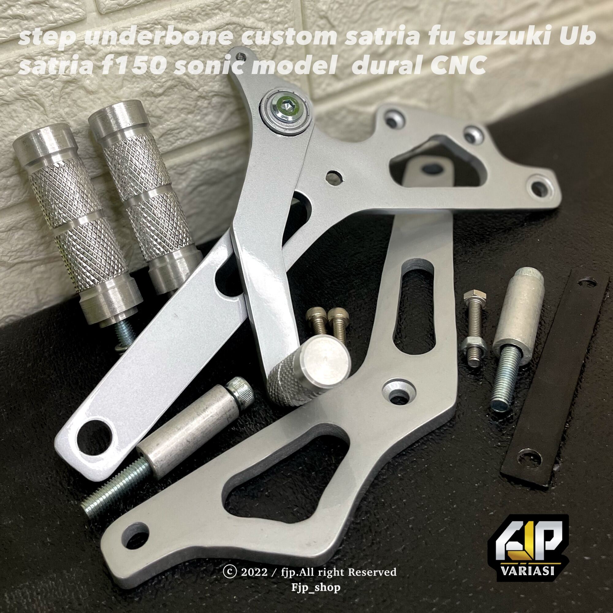 Footstep underbone Honda sonic 150R Honda GTR 150R Ub custom plat besi ...