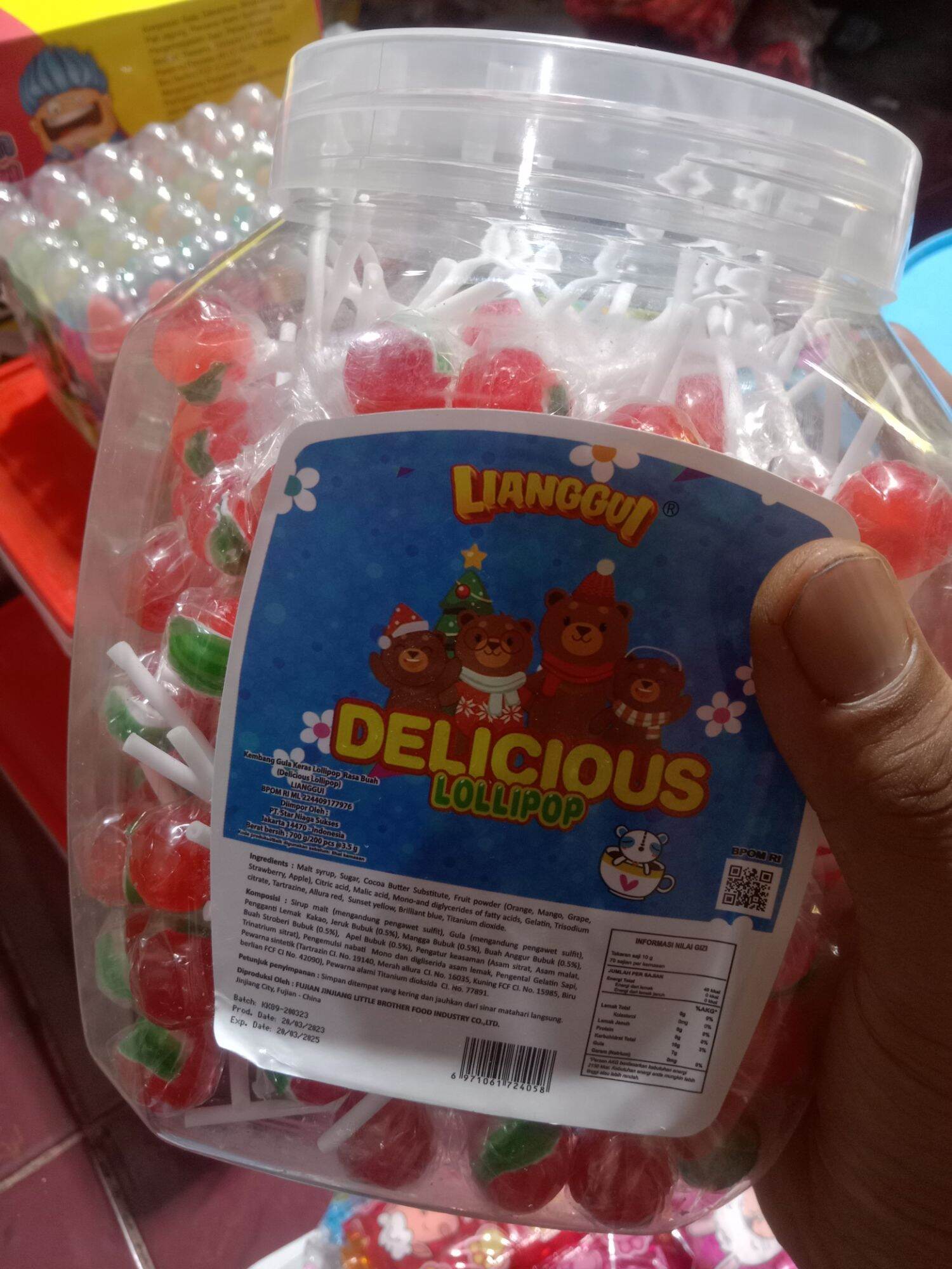 permen delisius ...permen enak permen gagang isi 200 | Lazada Indonesia