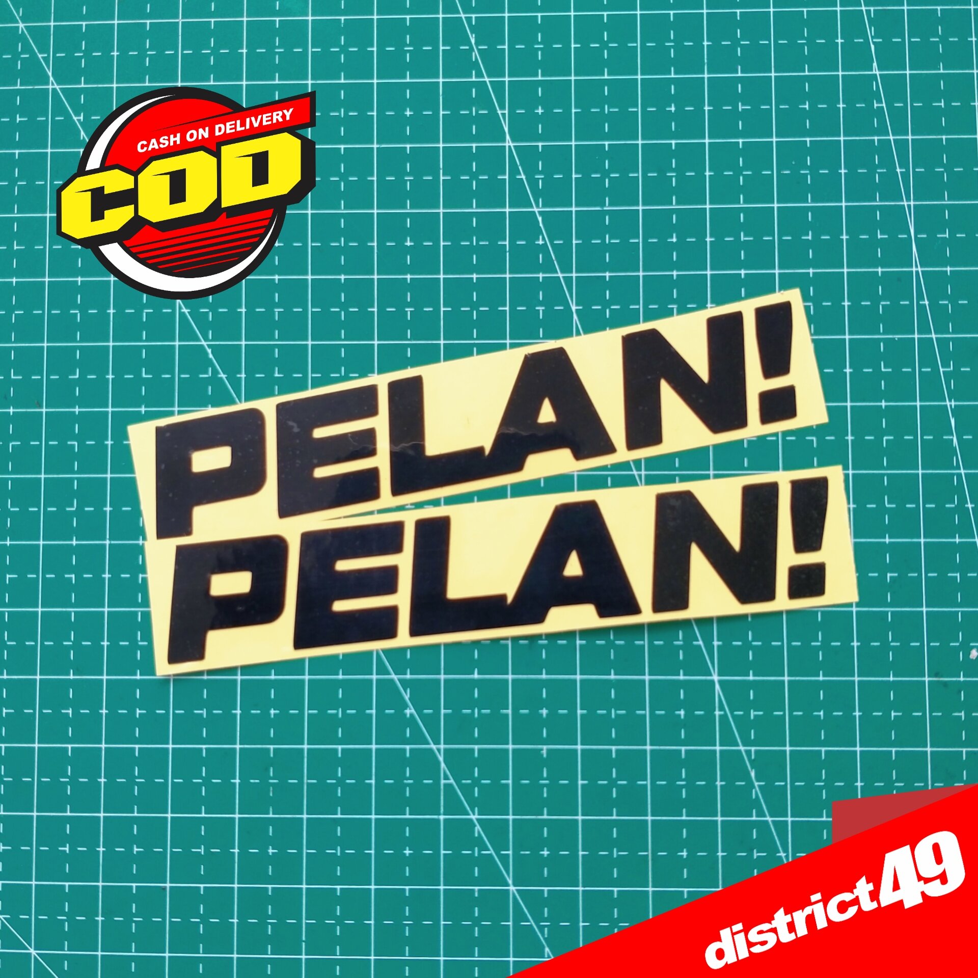Cutting sticker PELAN! 02 - Stiker cutting Pelan! - Stiker Racing ...