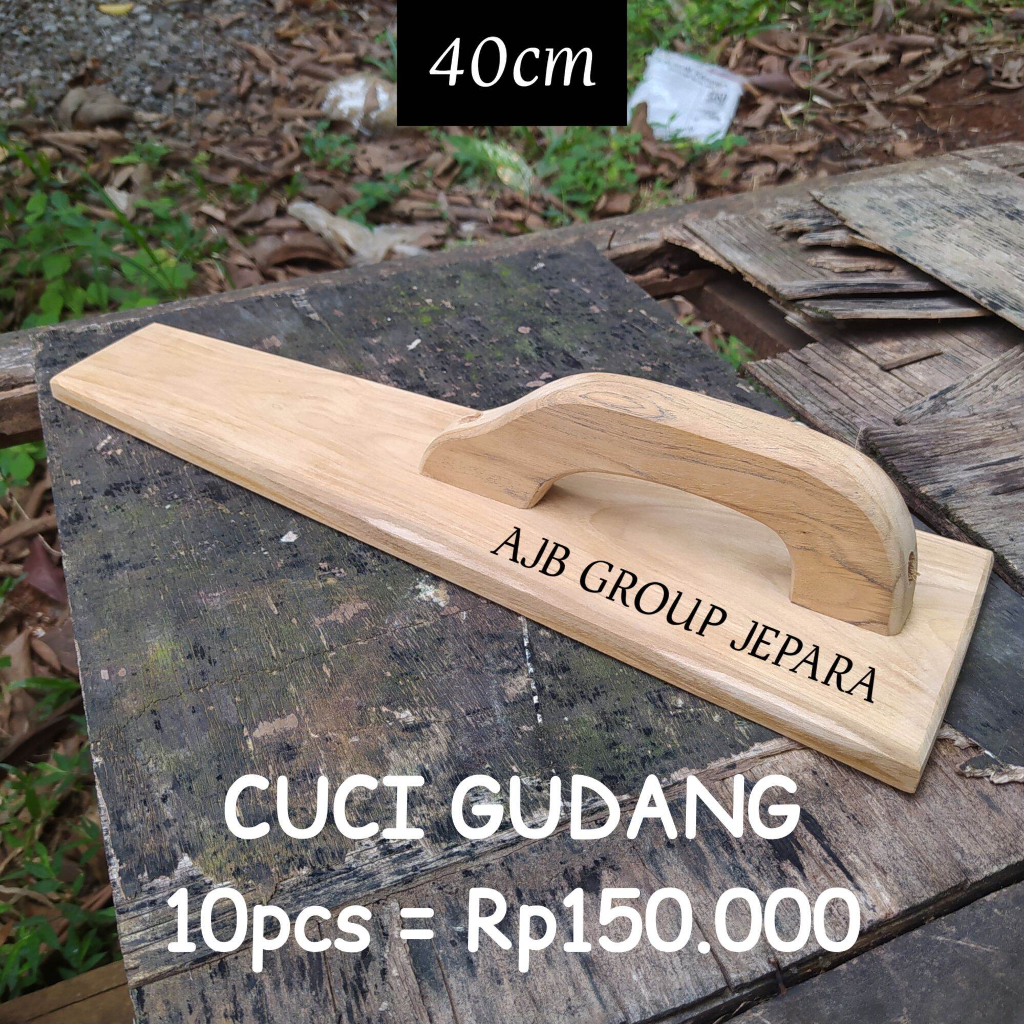 Roskam Raskam Kayu Jati Alat Plester atau Acian ukuran 40cm isi 10pcs ...