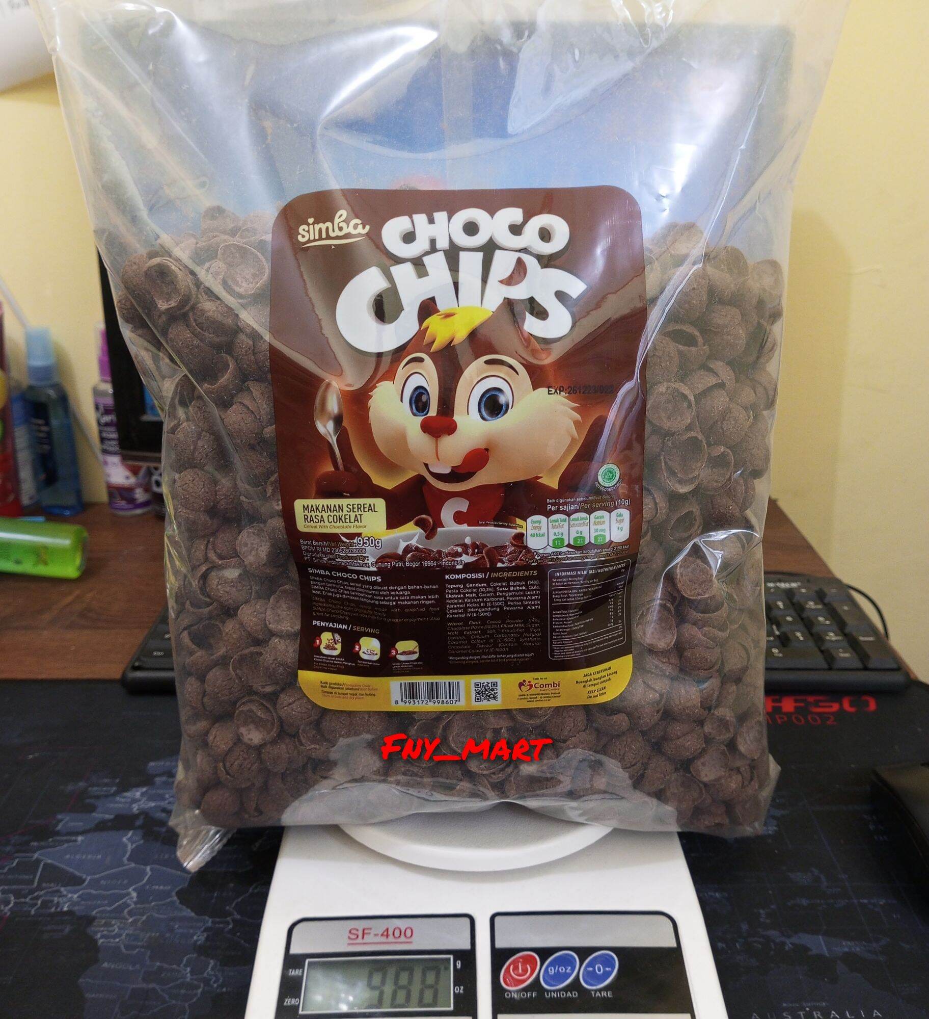 Simba Choco Chips Makanan Sereal Rasa Cokelat 950gr / Simba Koko Crunch ...