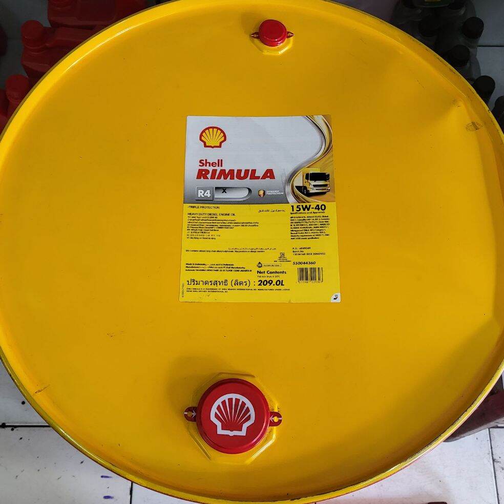 Shell Rimula R4 X 209 liter | Lazada Indonesia