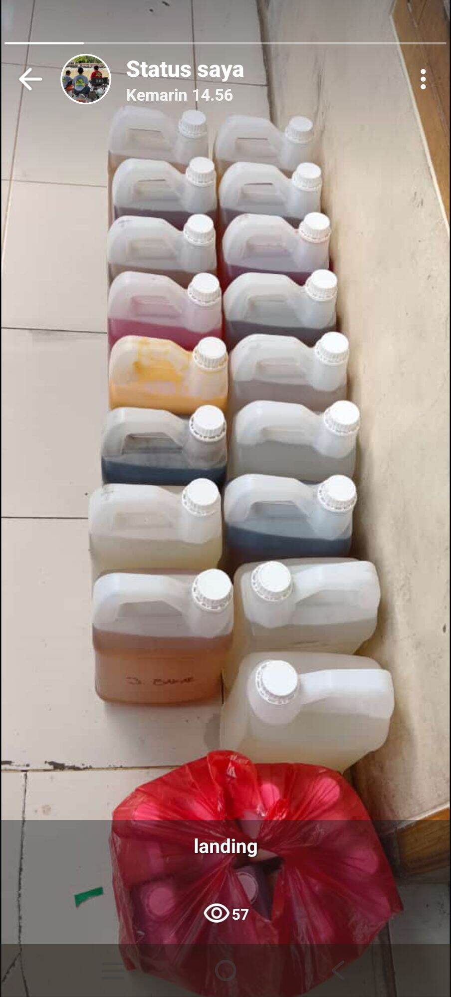 essen oplosan siap pake joss aroma lavender stowbery isi 30ml induk dan ...