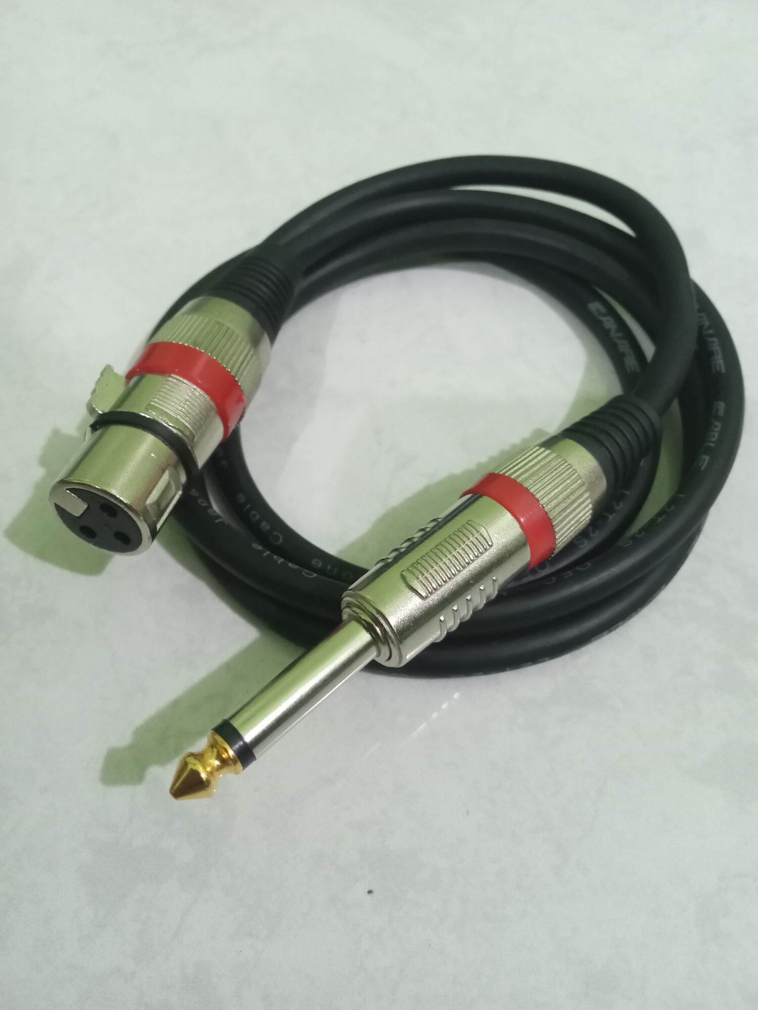 kabel mic microphone jek jack xlr female to jek akai 10 Meter | Lazada ...