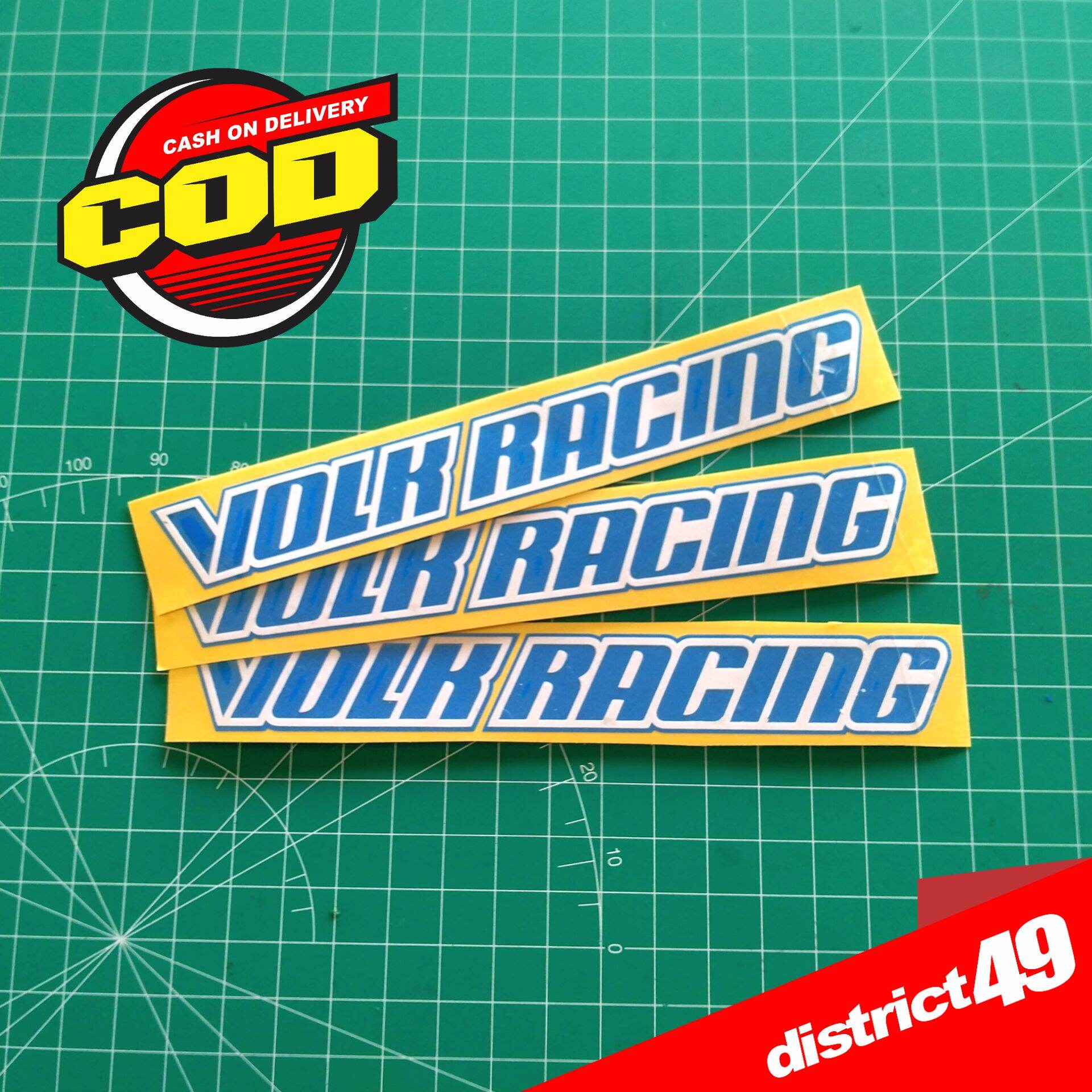 Sticker cutting Volk Racing - Cutting sticker Volk Racing - Stiker Volk ...