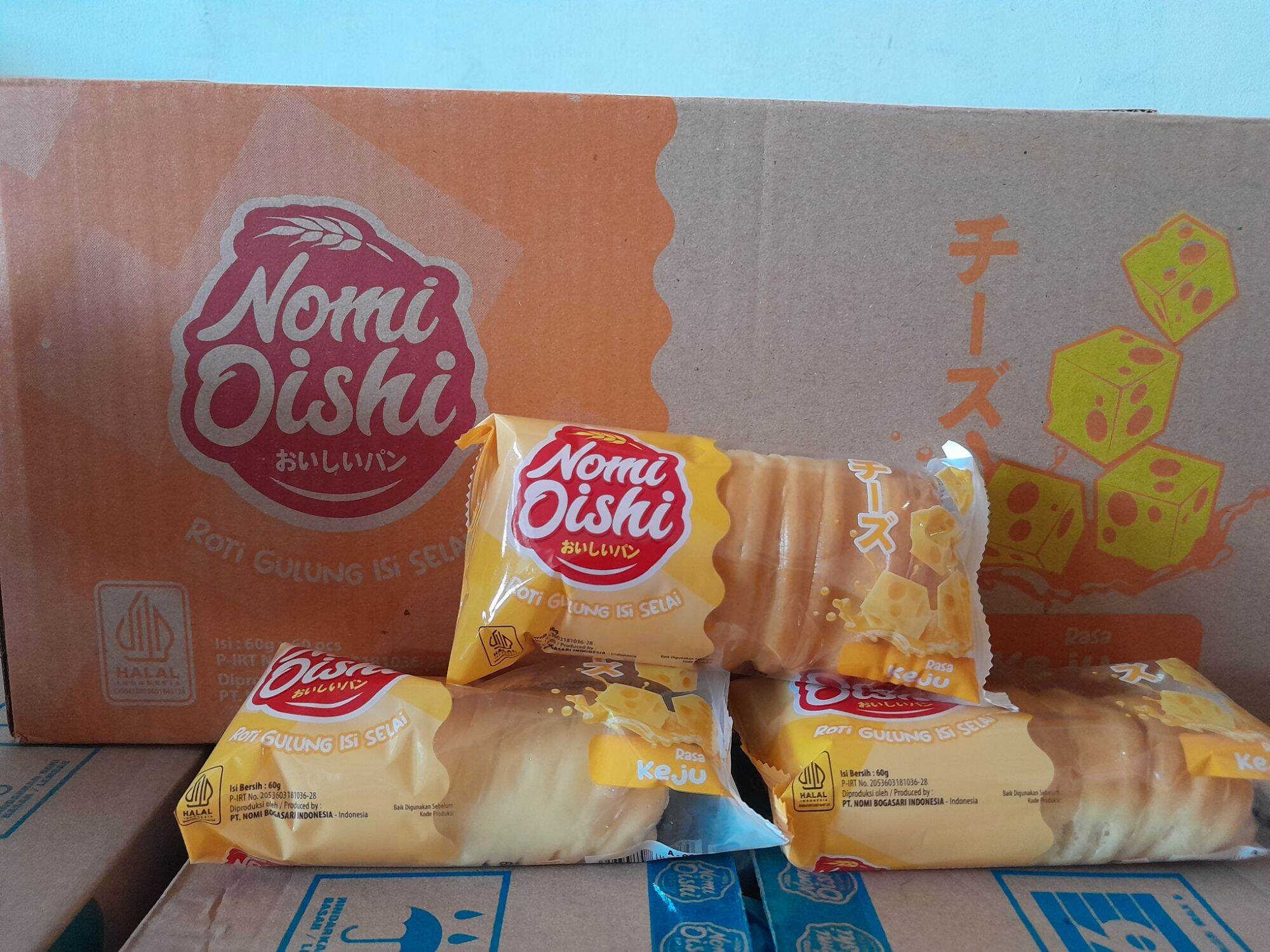OISHI ROTI GULUNG ( NOMI OISHI ) 1 DUS ISI 60 PCS exp 3 bulan | Lazada ...