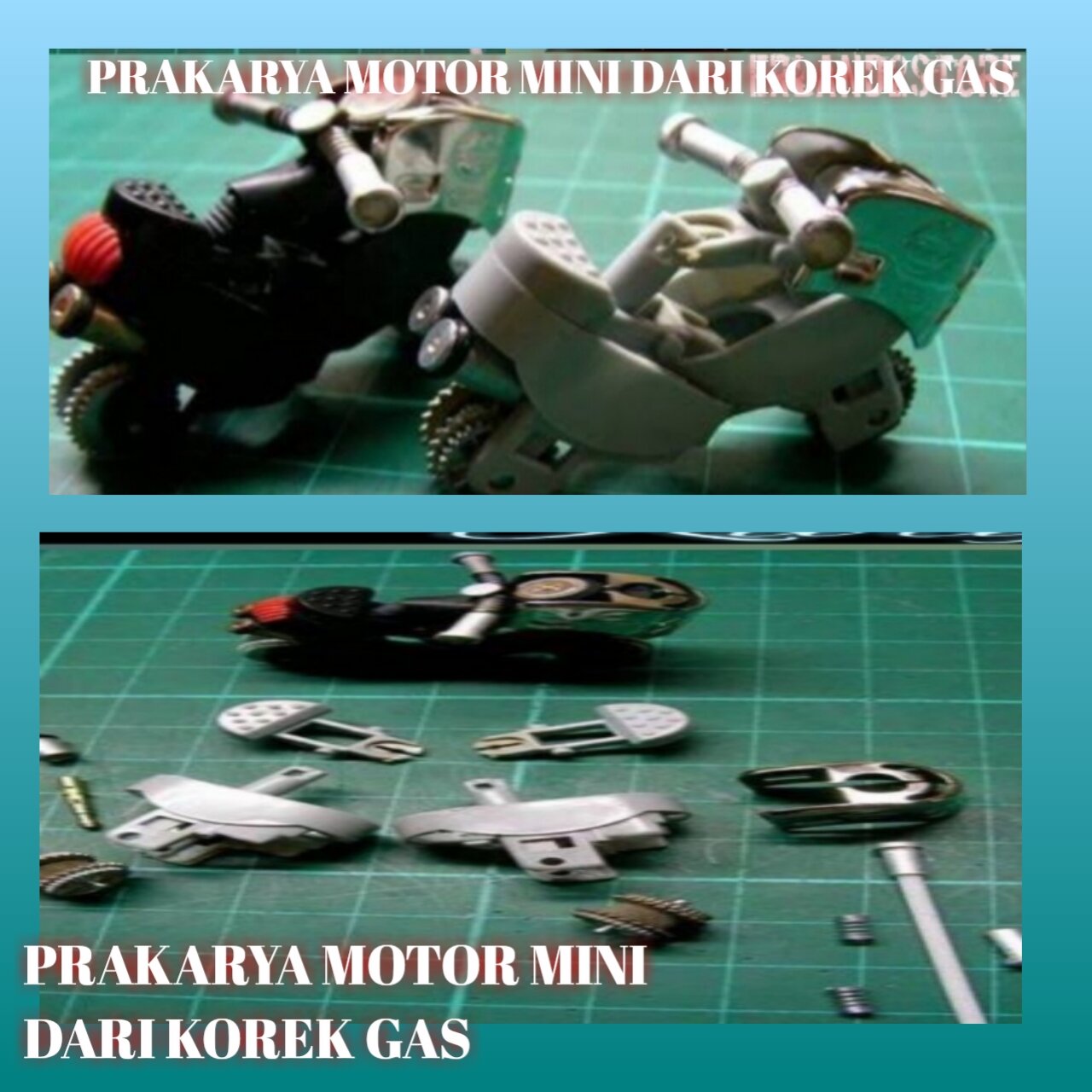 miniatur motor mini prakarya unik | Lazada Indonesia