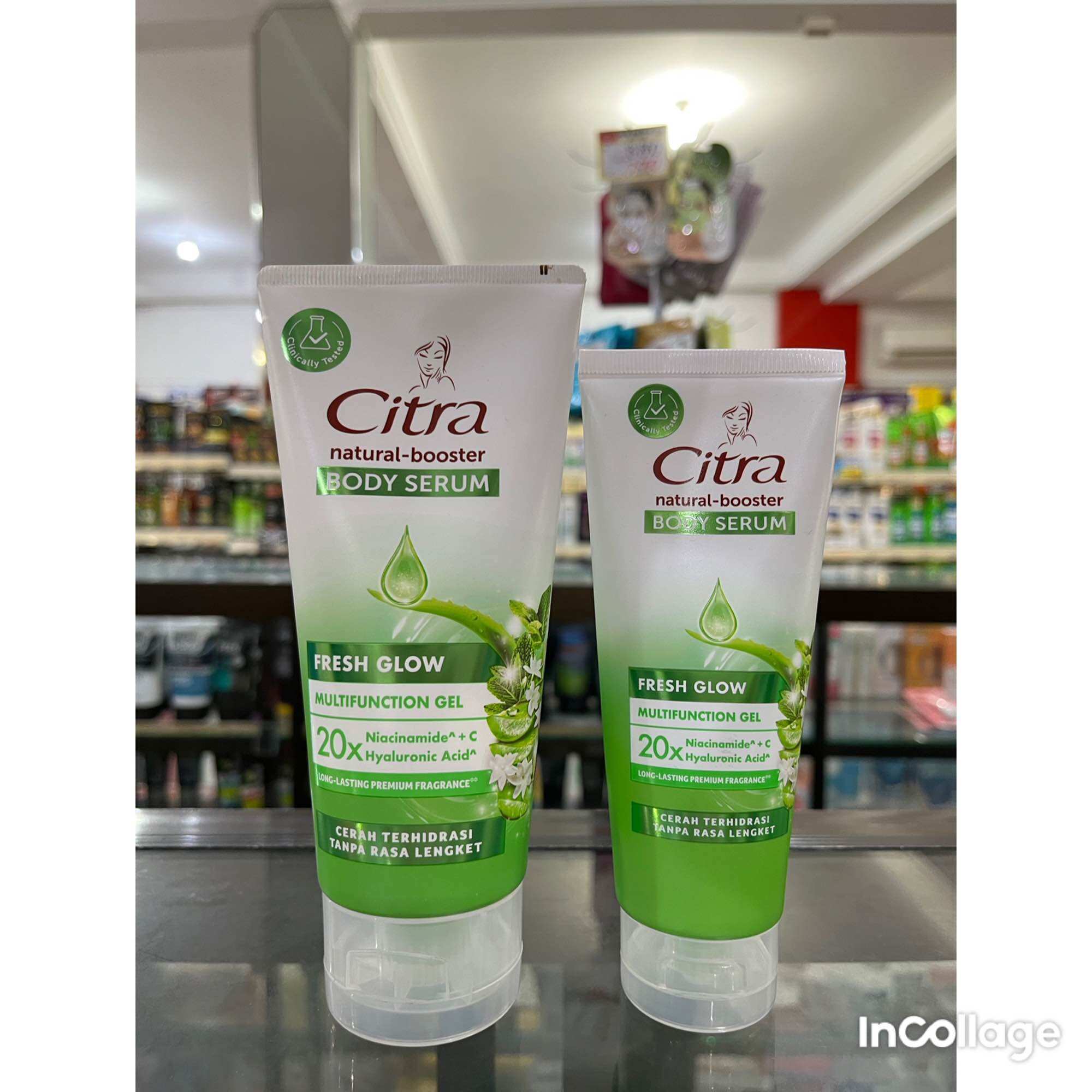 [BUY 1 GET 1] Citra Body Serum Fresh Glow Multifunction Gel 180ML FREE ...