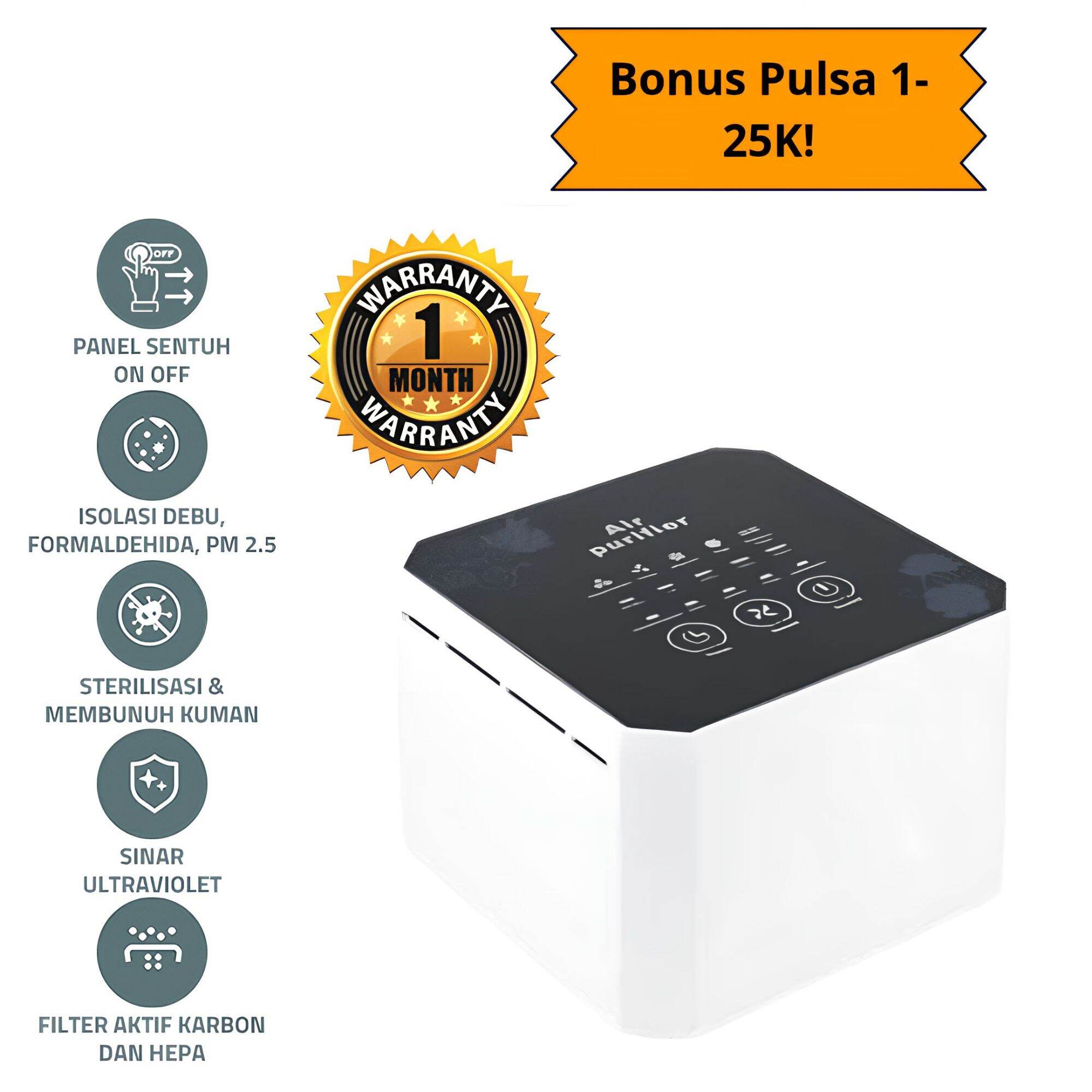 Air Purifier Ion Negatif Penyaring Udara Penjernih Penyaring Debu ...