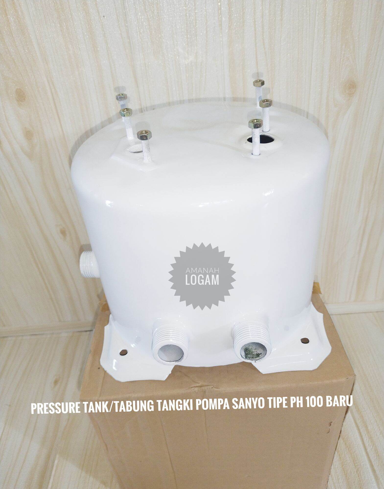 pressure tank/tangki pompa sanyo baru PH 100 baru otomatis | Lazada ...