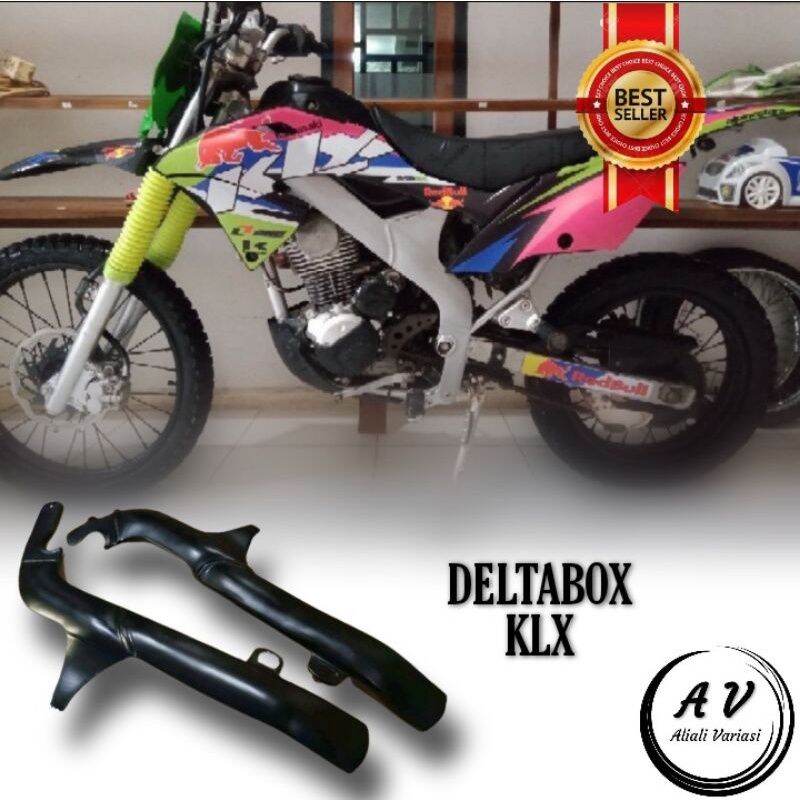 DELTABOX FRAME GUARDS PELINDUNG RANGKA MOTOR KLX DTRACKER | Lazada ...
