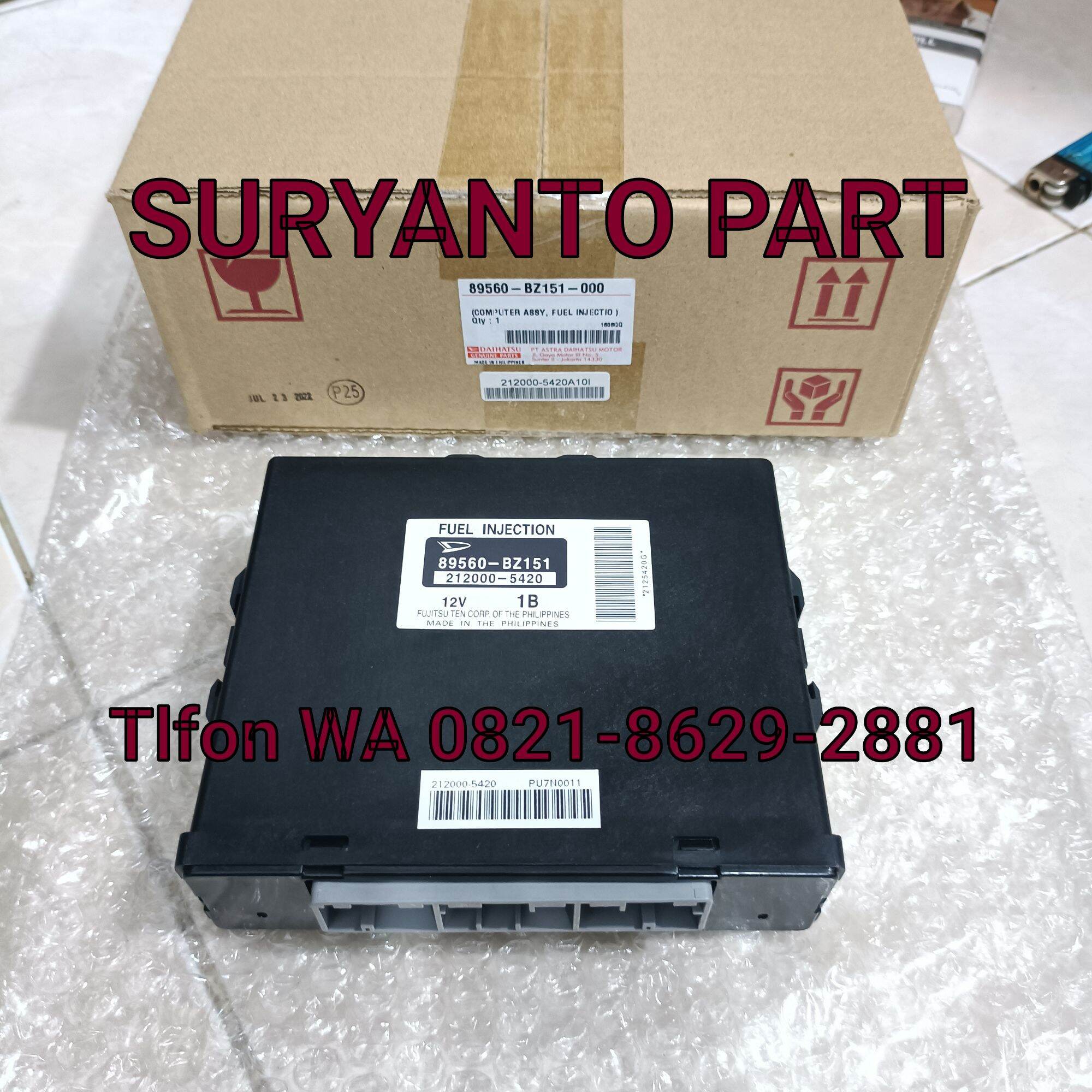 Ecu Komputer Computer Engine Mesin Toyota Avanza/Xenia VVT-i Original ...