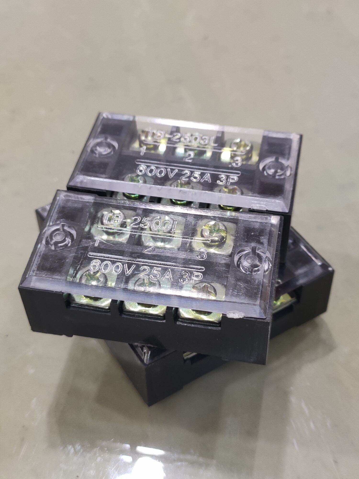 Terminal blok TB-2503L 600V 25A 3P | Lazada Indonesia