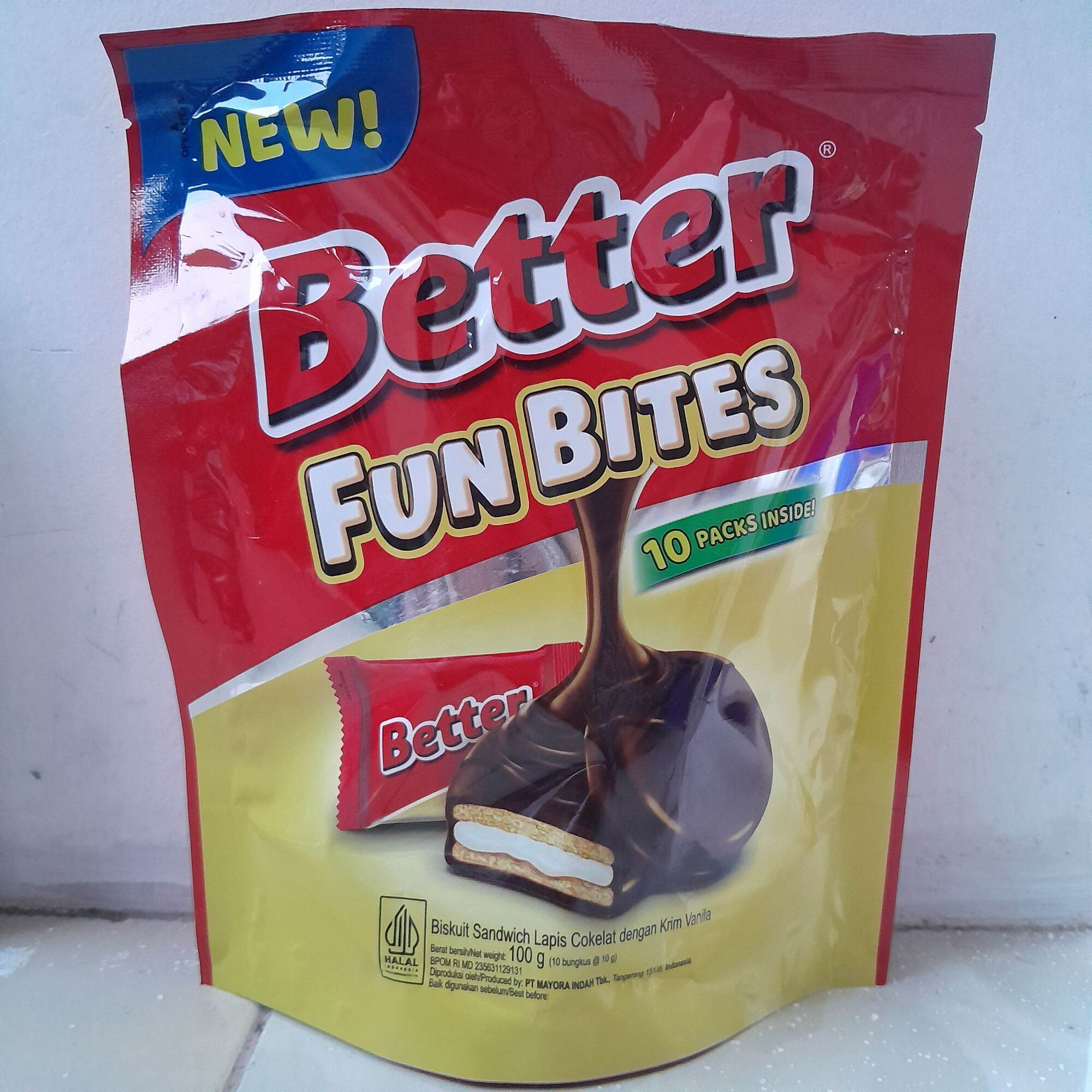biskuit better fun bites isi 10pc | Lazada Indonesia