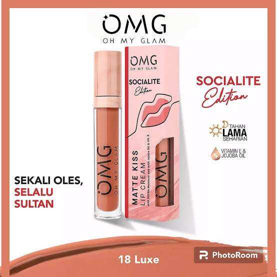 OMG OH MY GLAM Matte Kiss Lip Cream - Lipstick Matte - YUNA COSMETICS ...