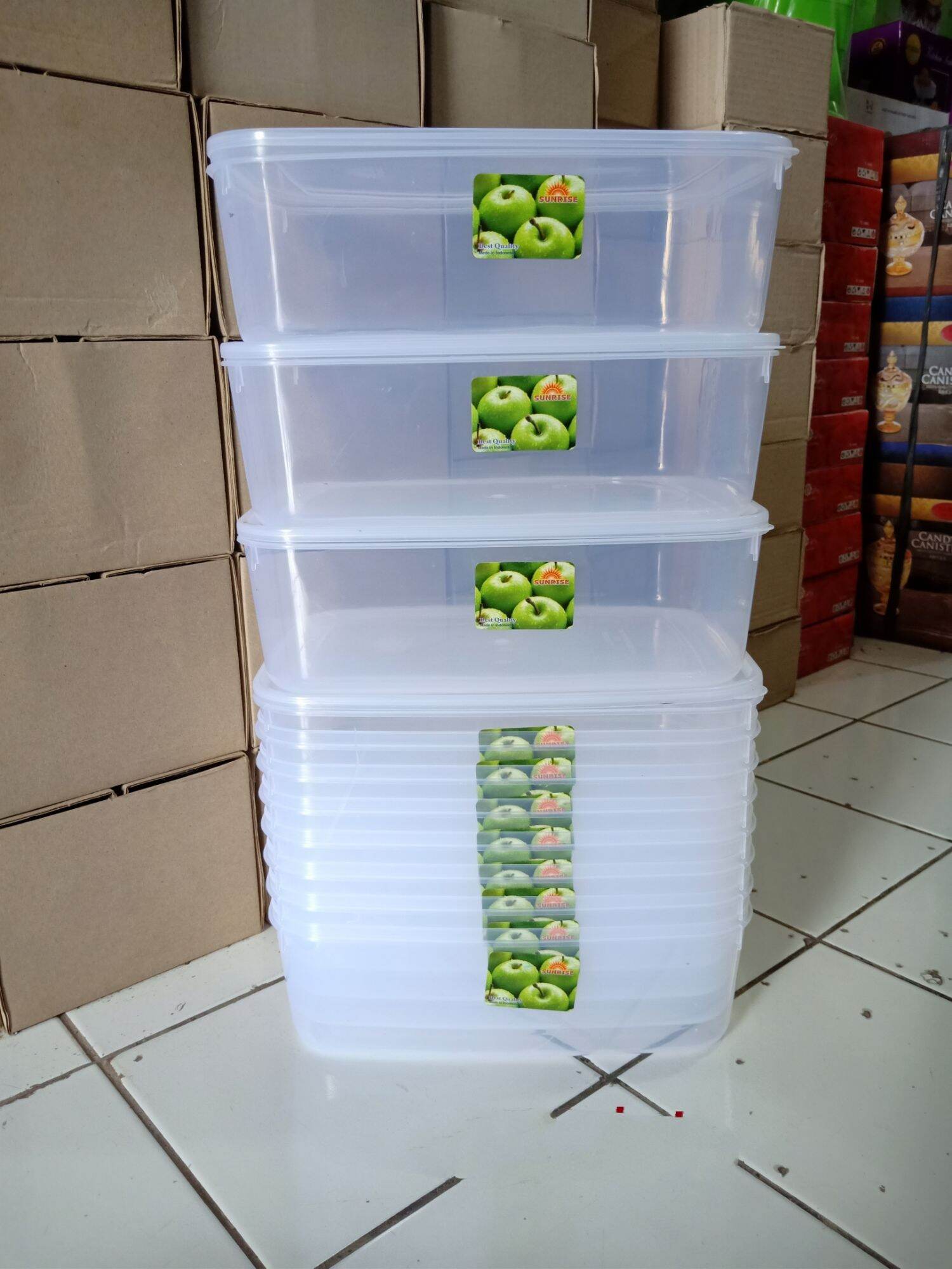 DISCOUNT!!! Wadah Brownies 3500ml/Wadah Donat 3500ml/Food Box Plastik ...