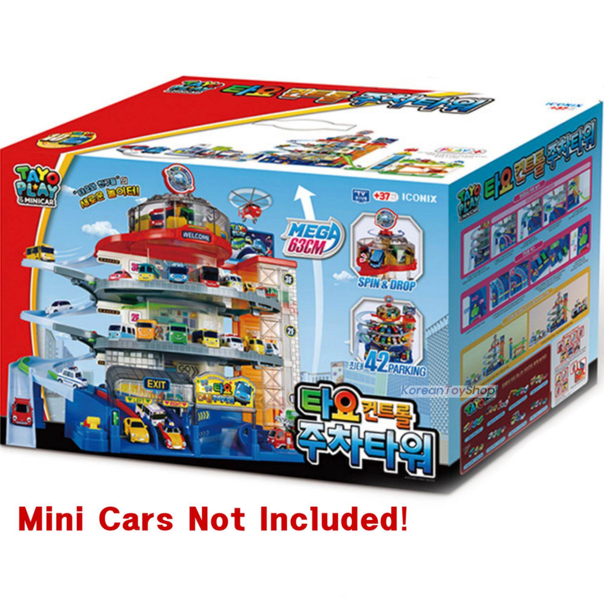 Tayo the little bus Mega parking building control playset original | Lazada Indonesia