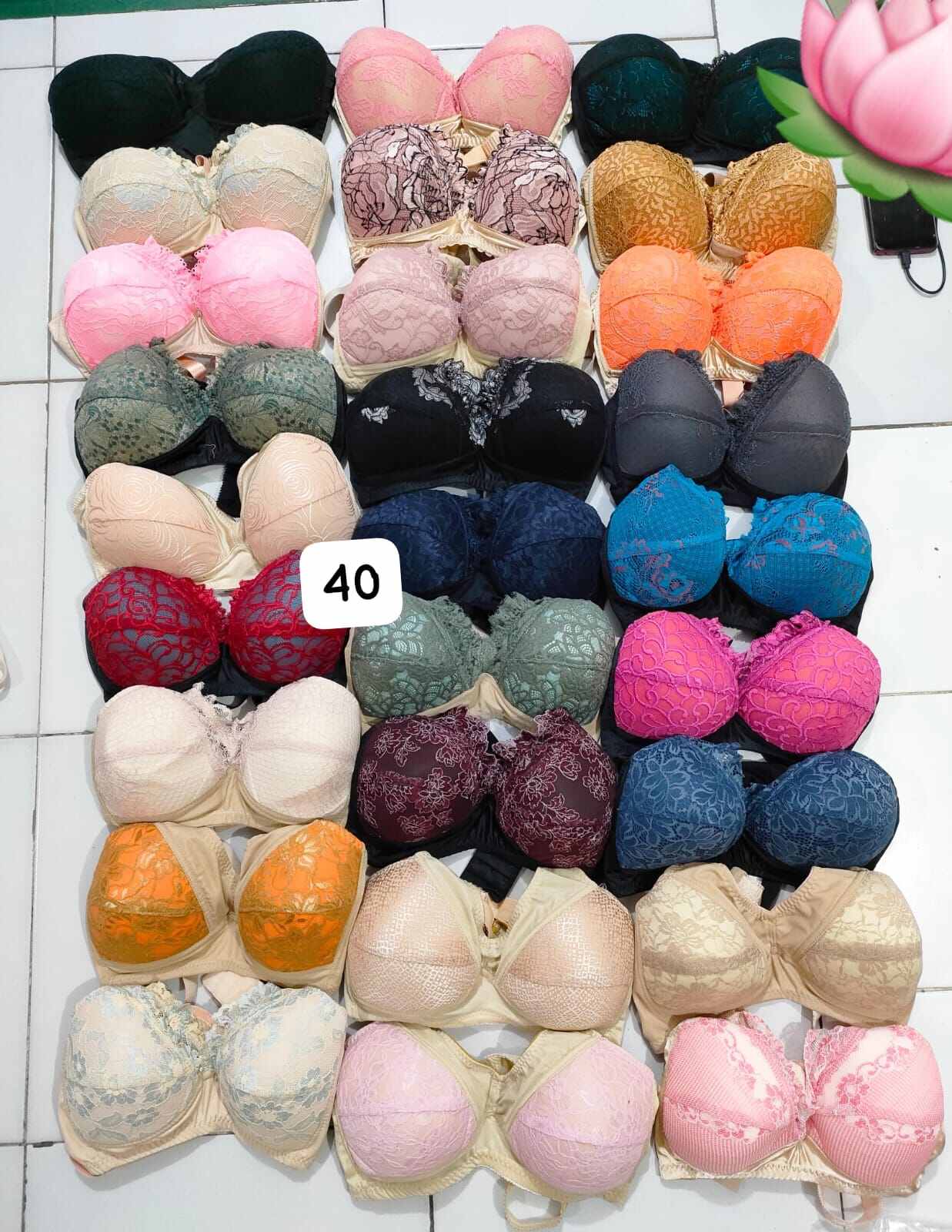 Bh Ukuran lengkap 34,36,38,40,42 busa dan tanpa busa | Lazada Indonesia