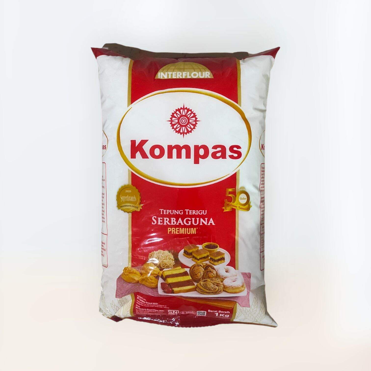 Terigu Serbaguna Interflour 1Kg | Lazada Indonesia