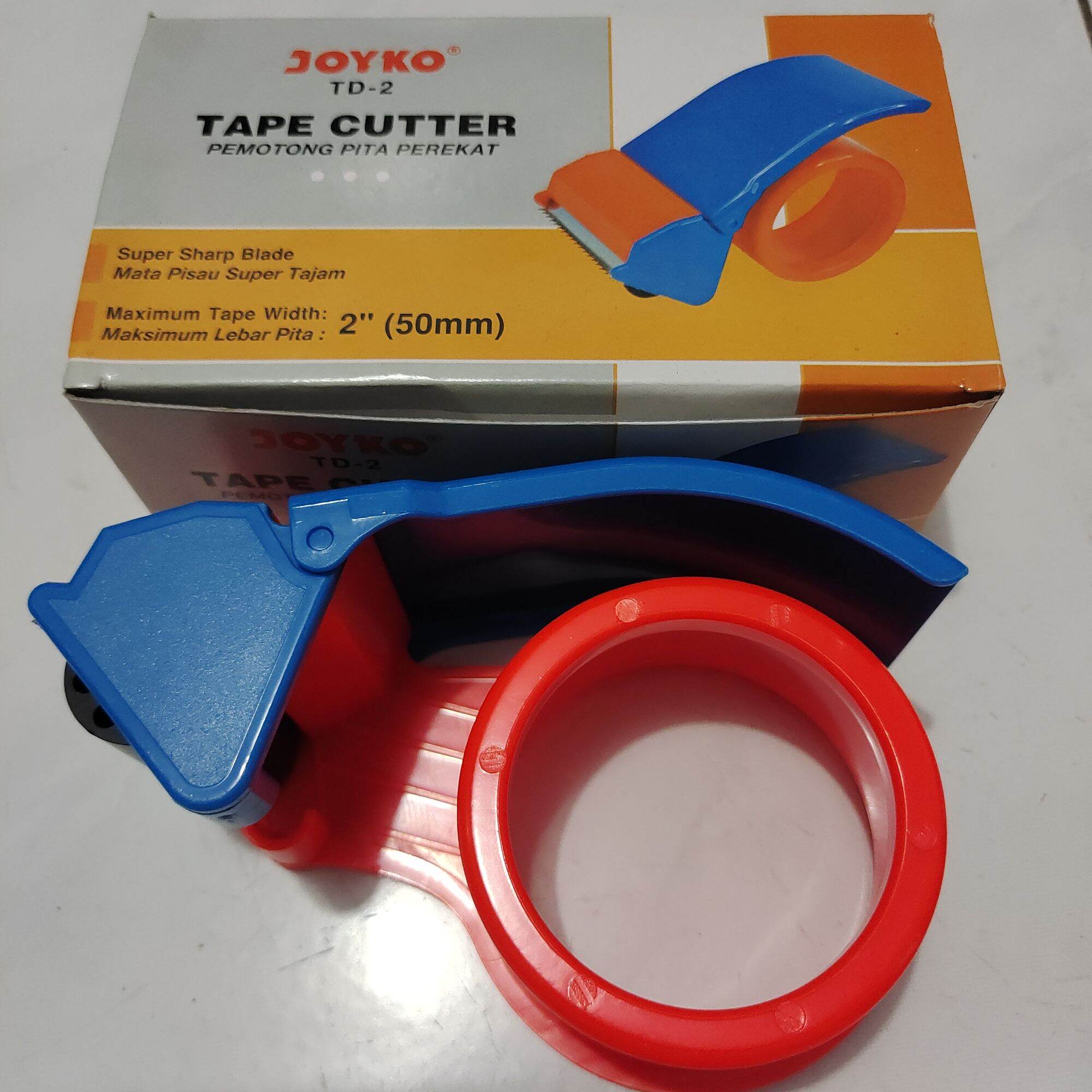 CUTTER PEMOTONG LAKBAN 2 INCH / TAPE CUTTER JOYKO TD-2 / PISAU PEMOTONG ...