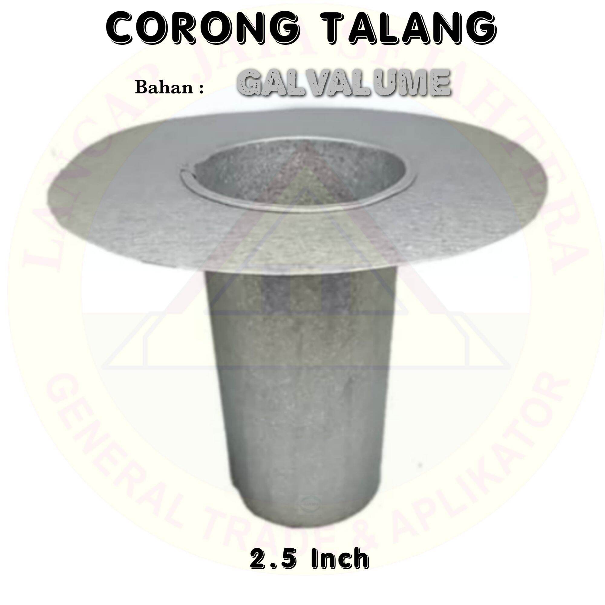 CORONG TALANG 2.5 INCH BAHAN PLAT SHEET GALVALUME | Lazada Indonesia