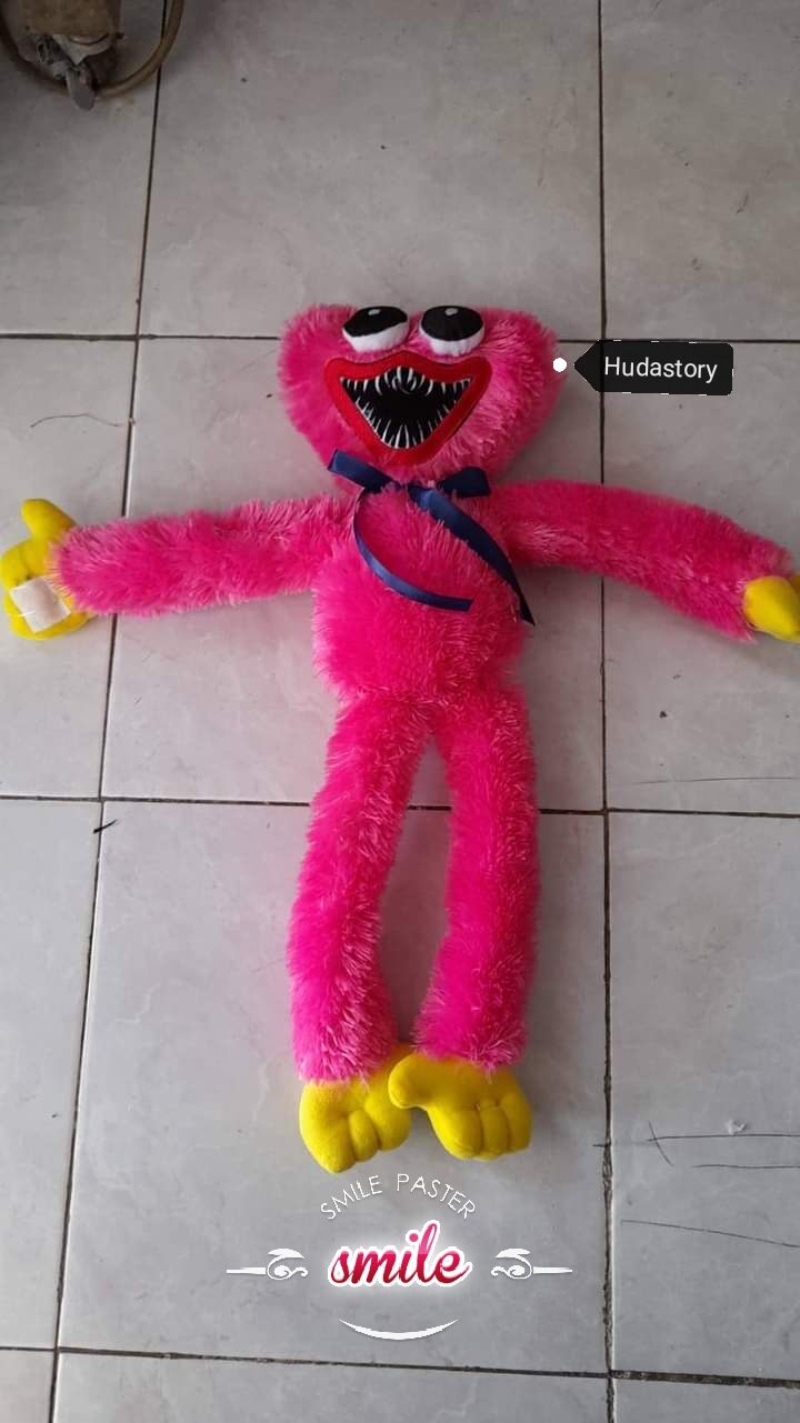 Boneka Poppy PLAYTIME HUGGY WUGGY Ukuran L Plush Toy Poppy PLAYTIme ...
