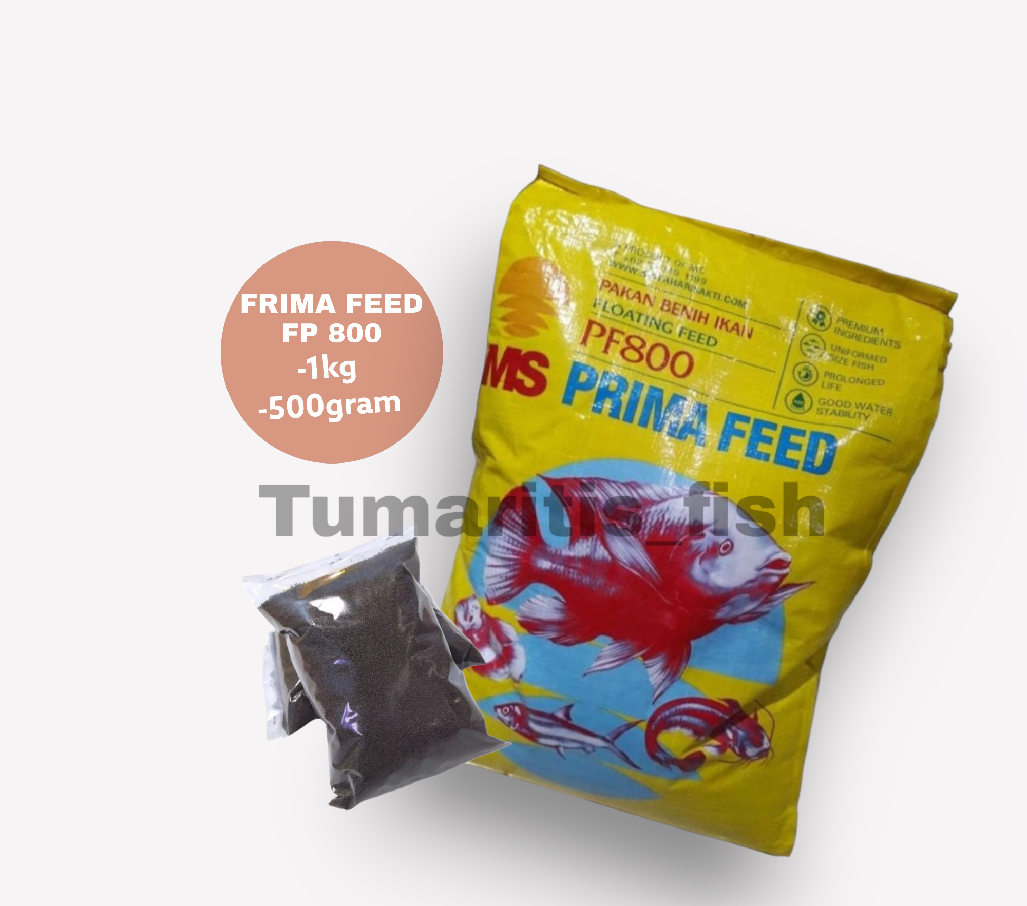 pf800 pakan,Pur, pelet, suplemen makanan ikan kecil,benih | Lazada ...