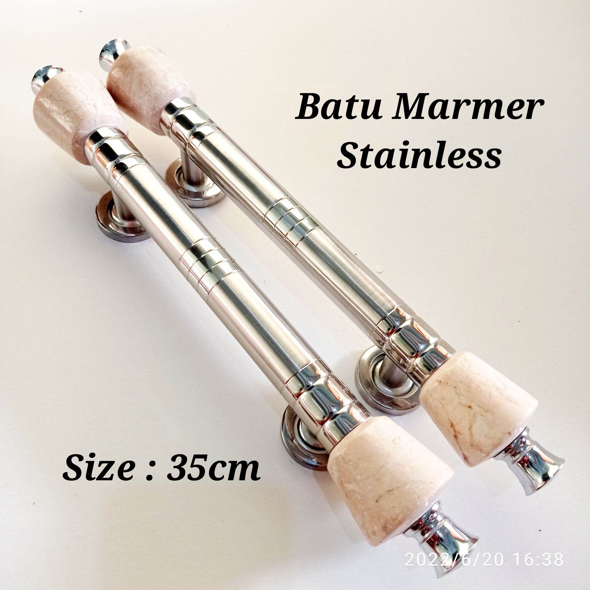 Premium Quality / handle pintu marmer 35cm pegangan pintu rumah ...